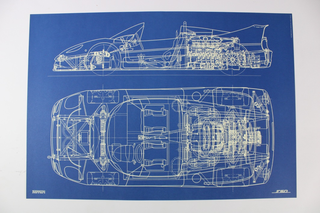 Ferrari F50 Blueprints