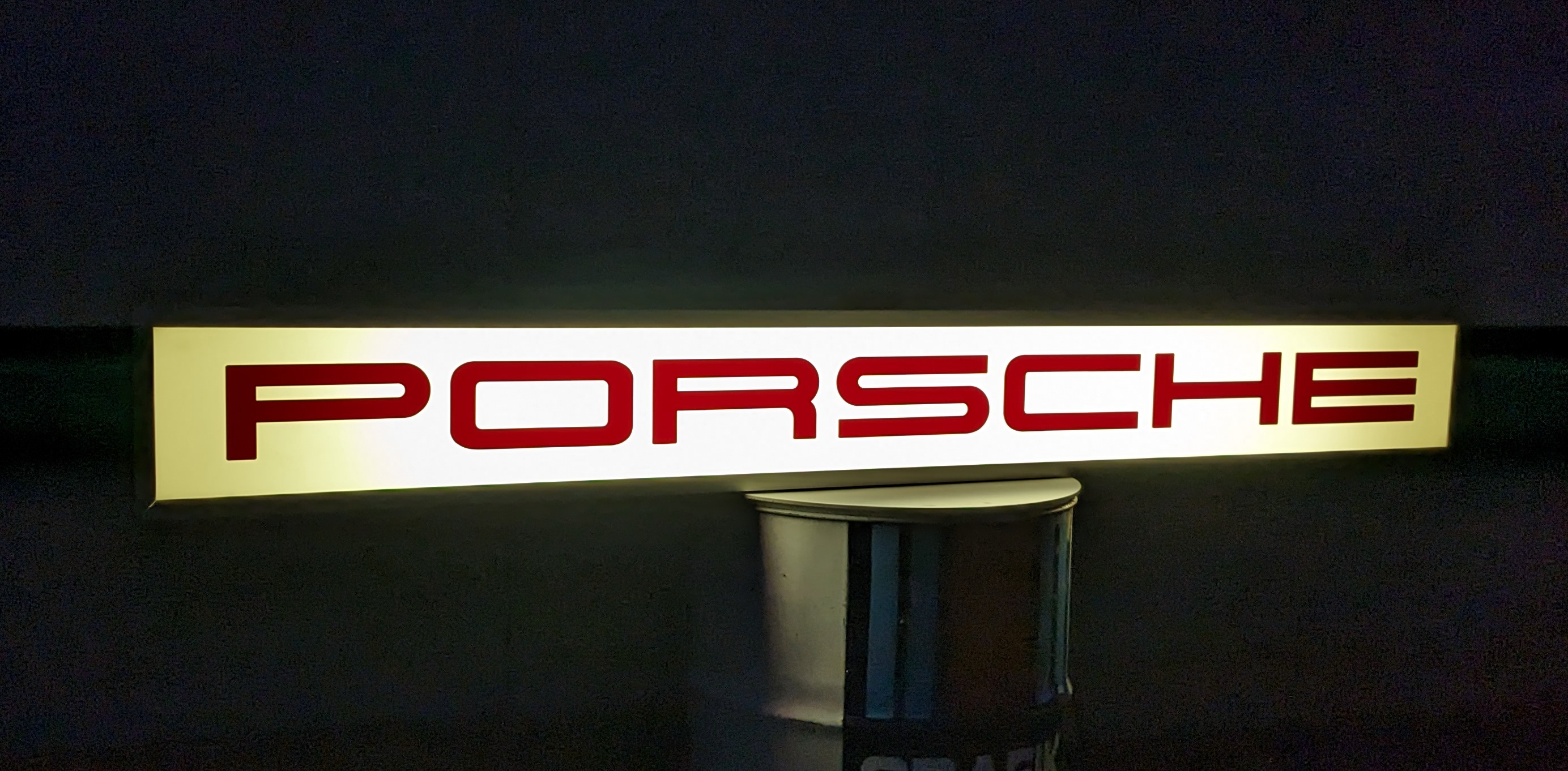 PORSCHE ILLUMINATED SIGN
