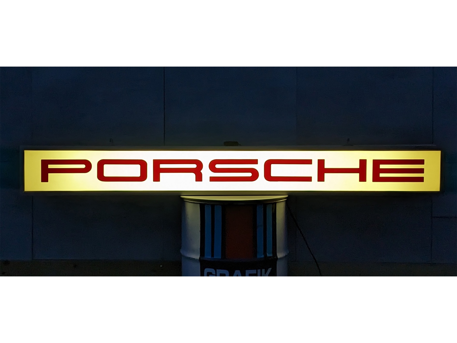 PORSCHE ILLUMINATED SIGN