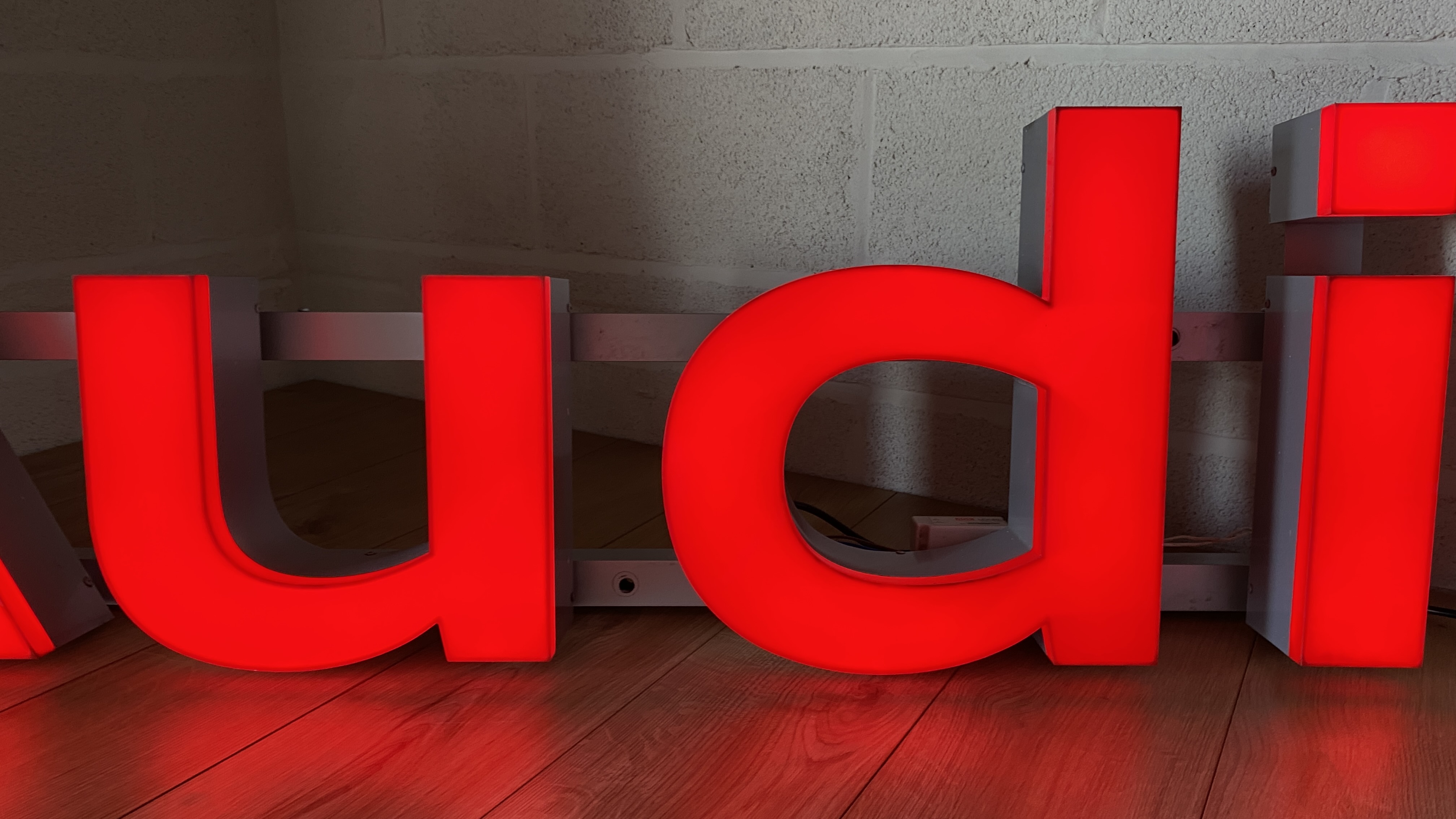 AUDI ILLUMINATED SIGN for sale by auction in Glastonbury, United Kingdom
