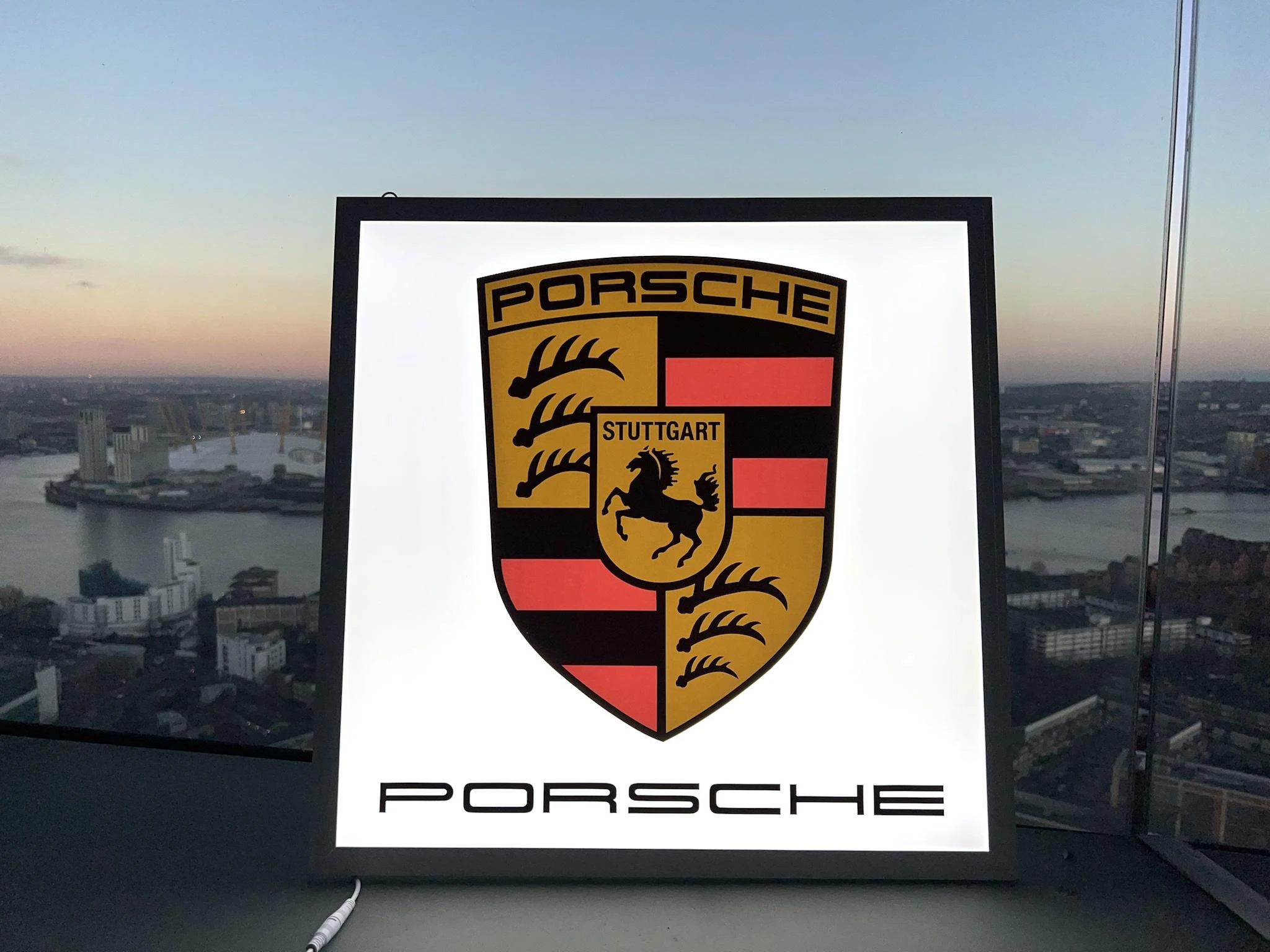 PORSCHE ILLUMINATED SIGN