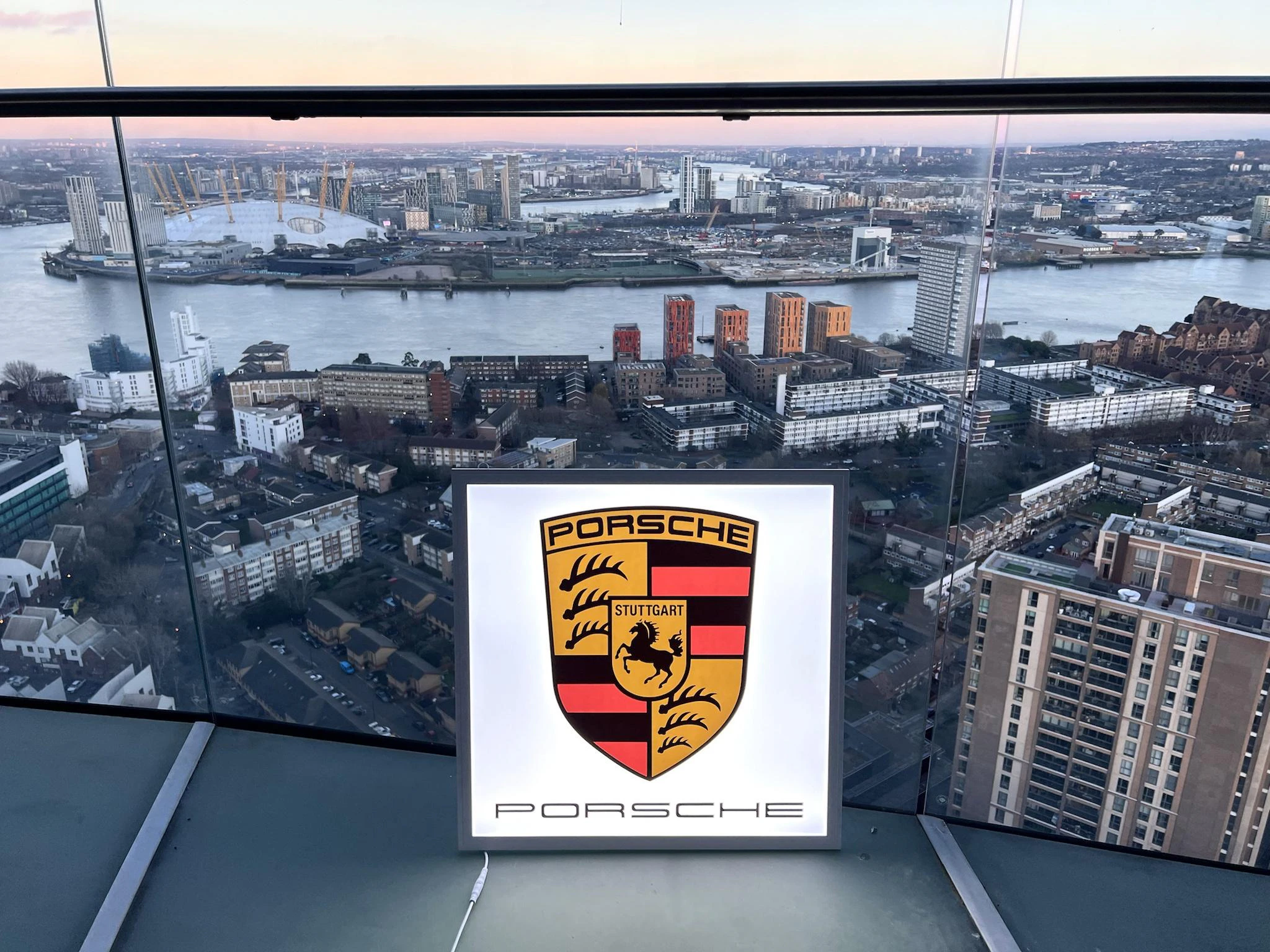 PORSCHE ILLUMINATED SIGN