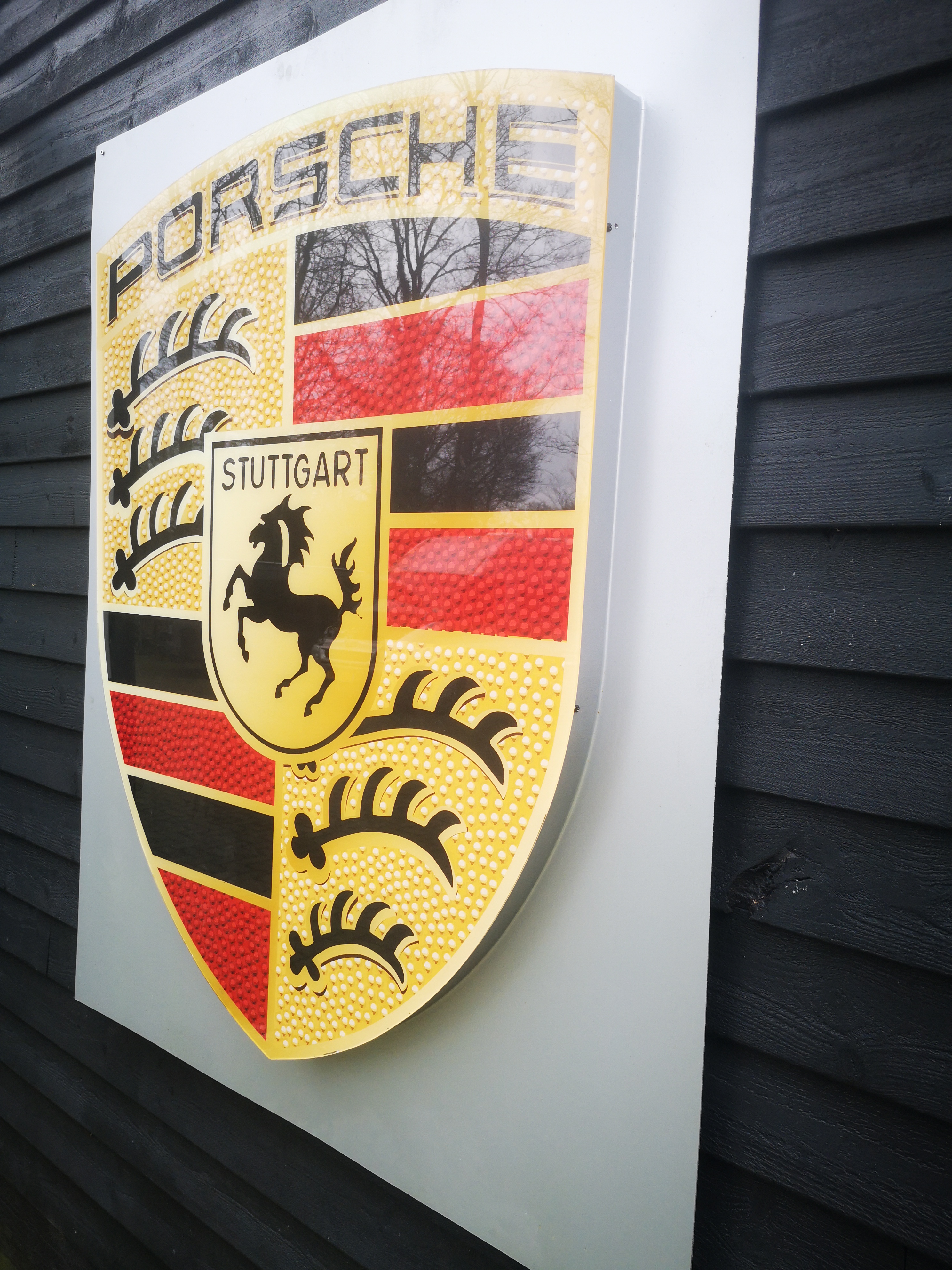 PORSCHE ILLUMINATED SIGN