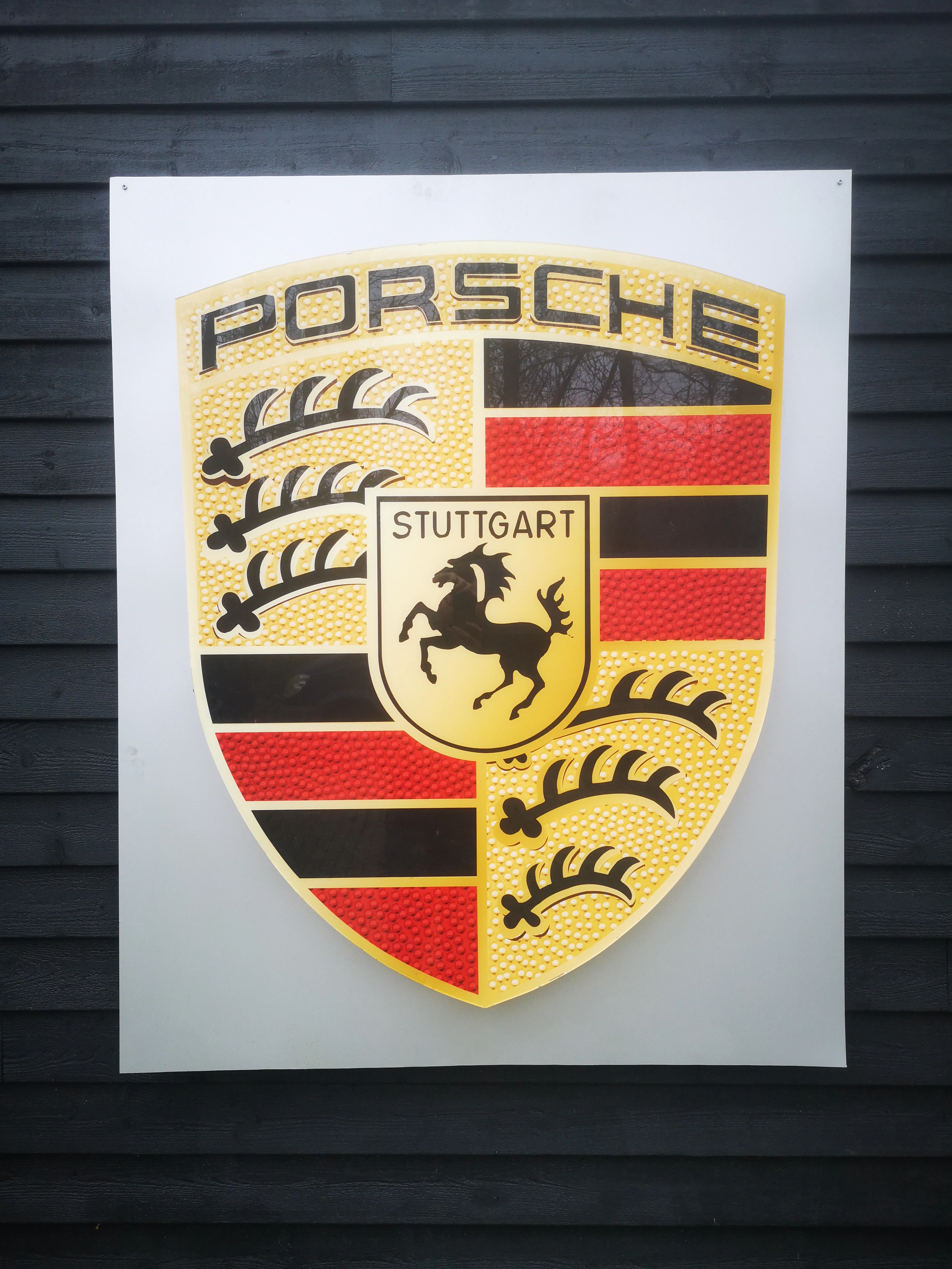 PORSCHE ILLUMINATED SIGN