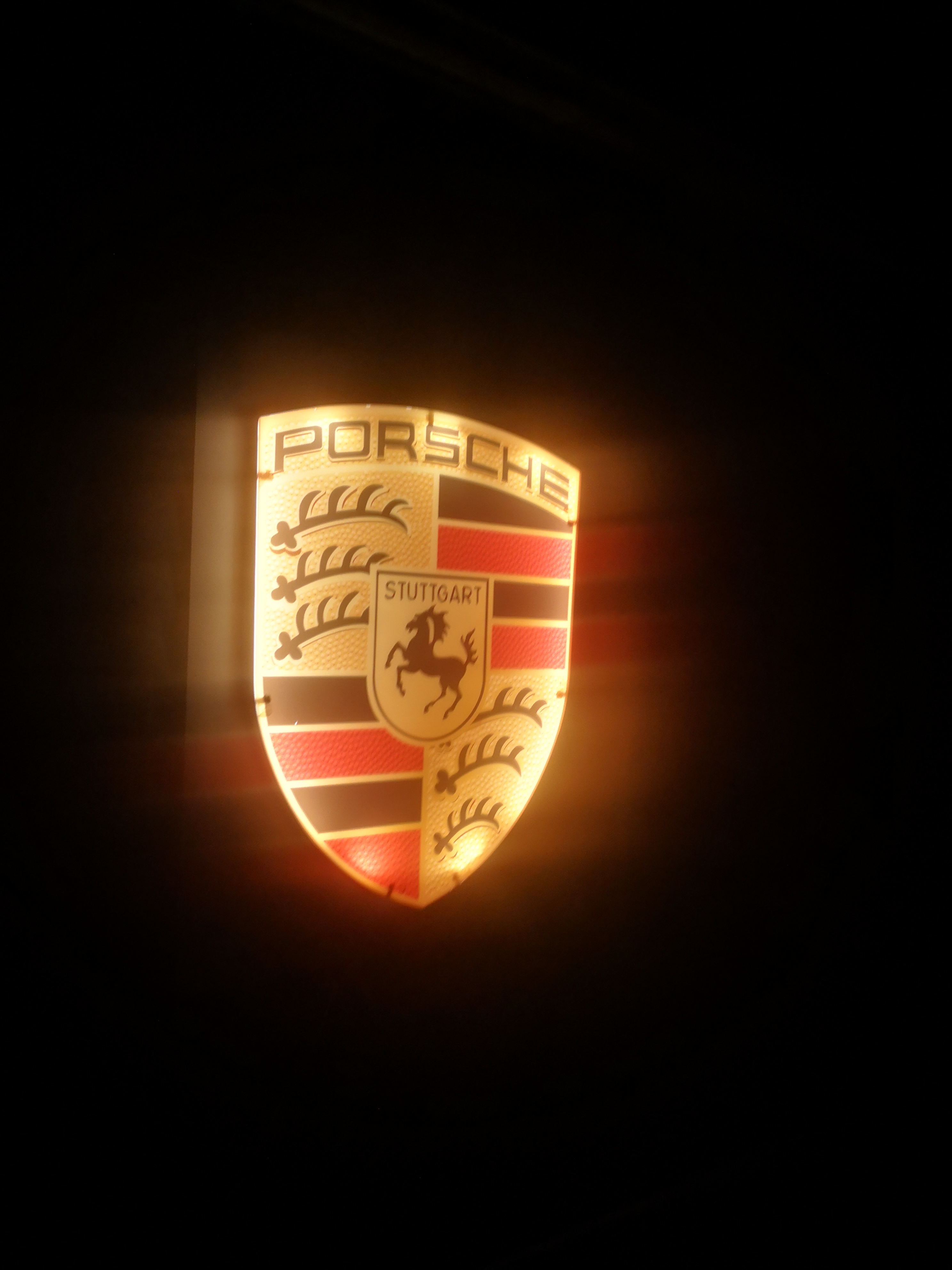 PORSCHE ILLUMINATED SIGN