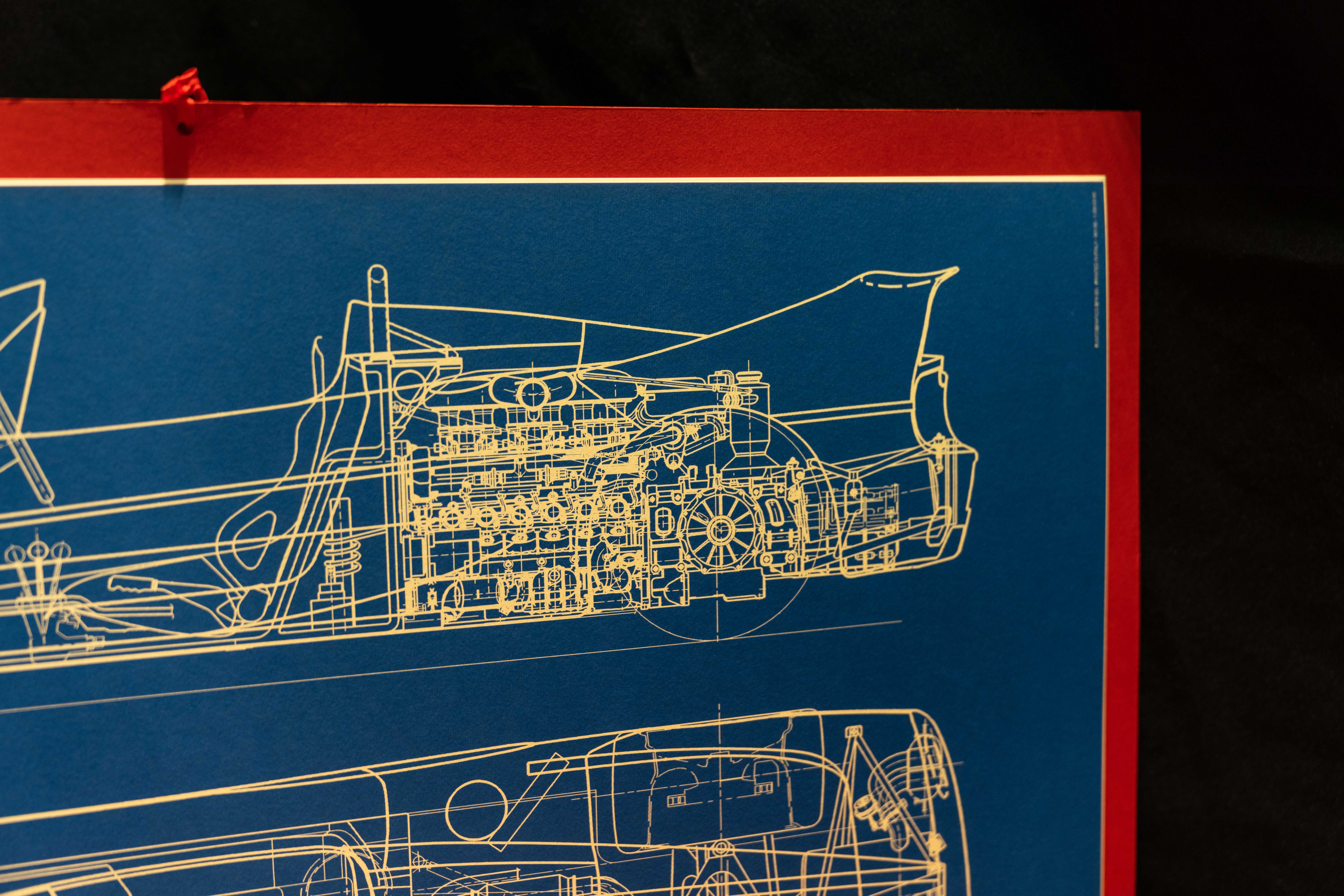FERRARI F50 BLUEPRINT AND ARTWORK for sale by auction in London, United ...