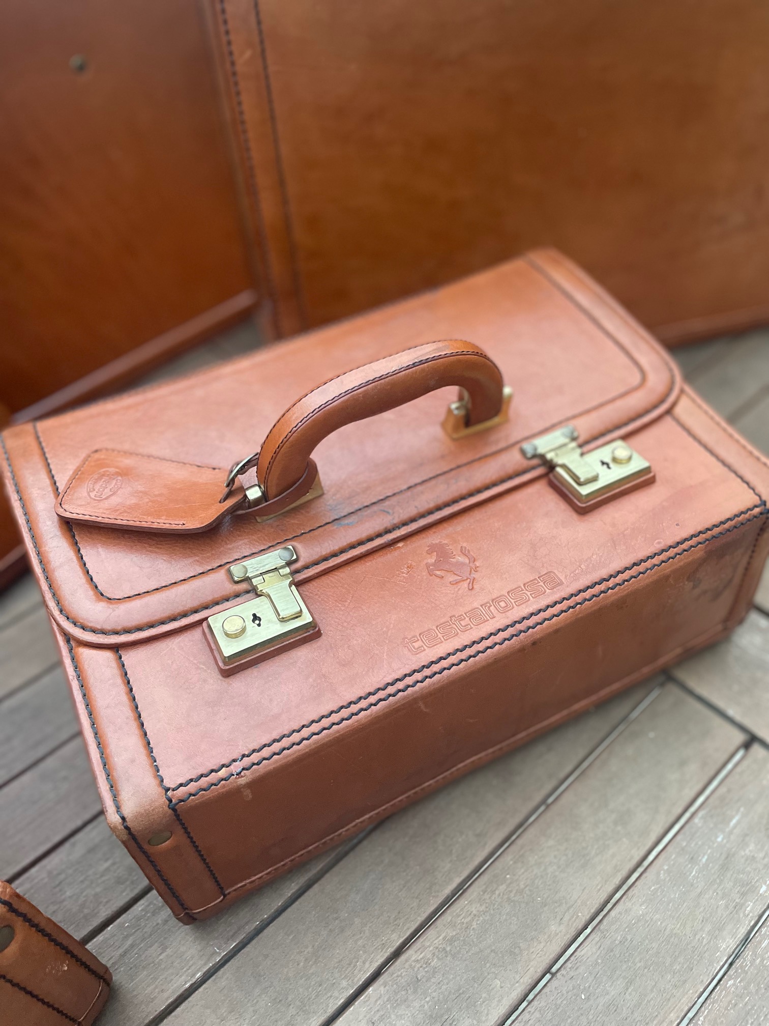 SCHEDONI LUGGAGE FOR FERRARI TESTAROSSA