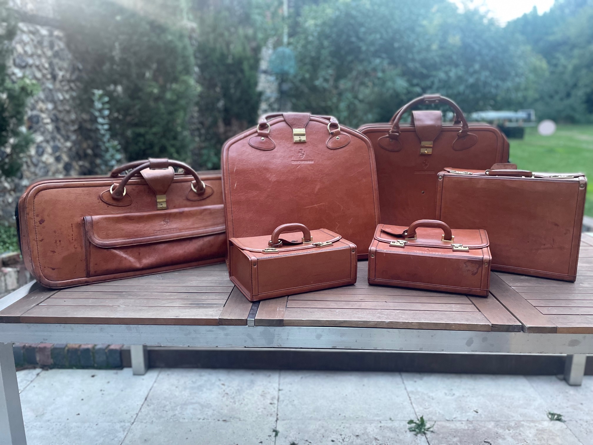 SCHEDONI LUGGAGE FOR FERRARI TESTAROSSA
