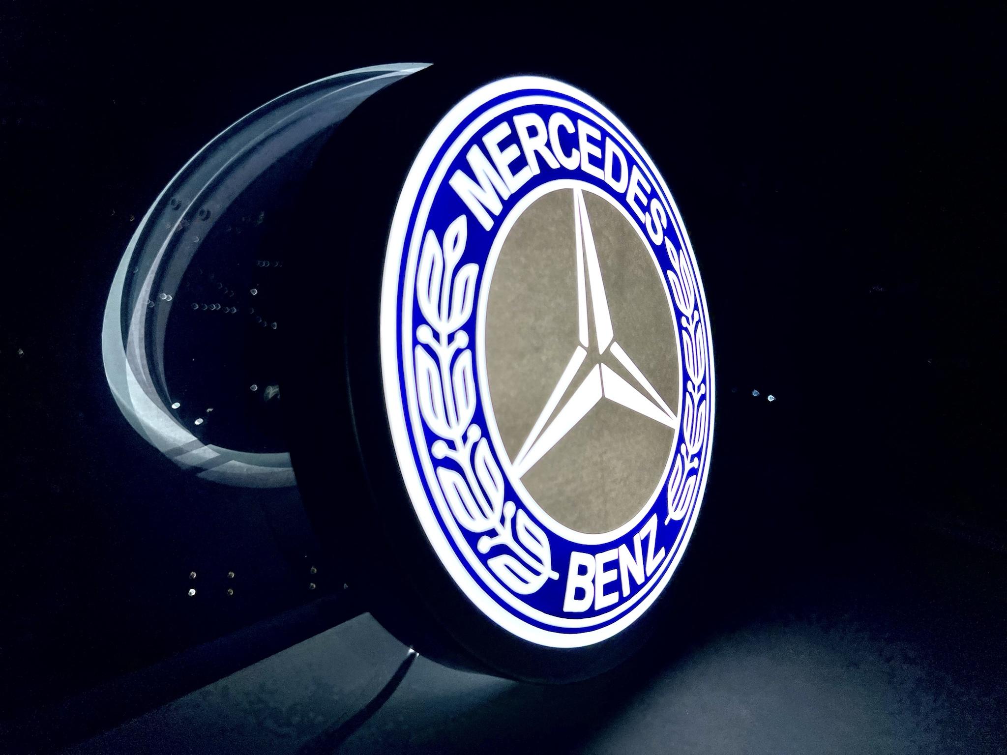 MERCEDES-BENZ ILLUMINATED SIGN