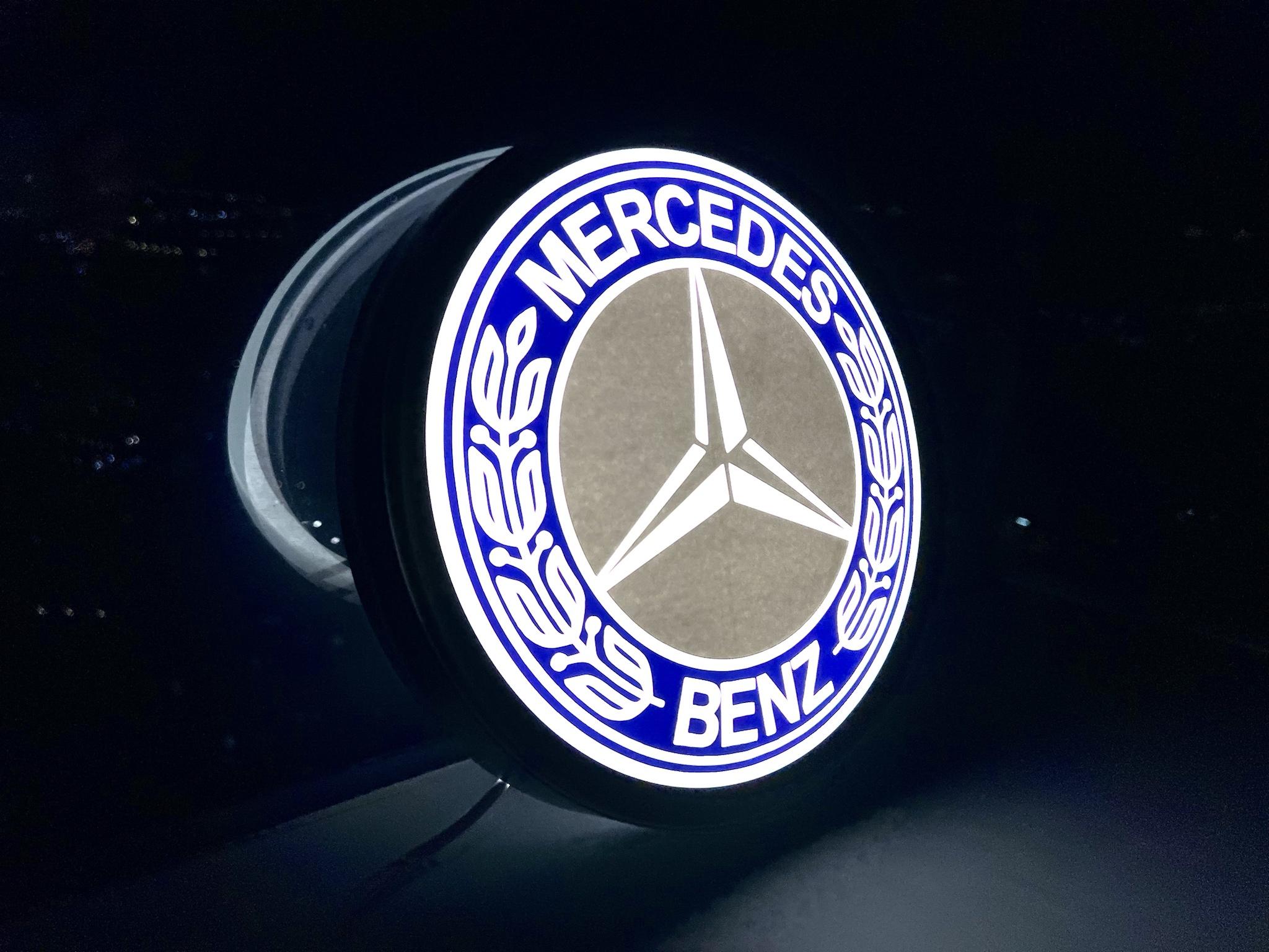 MERCEDES-BENZ ILLUMINATED SIGN