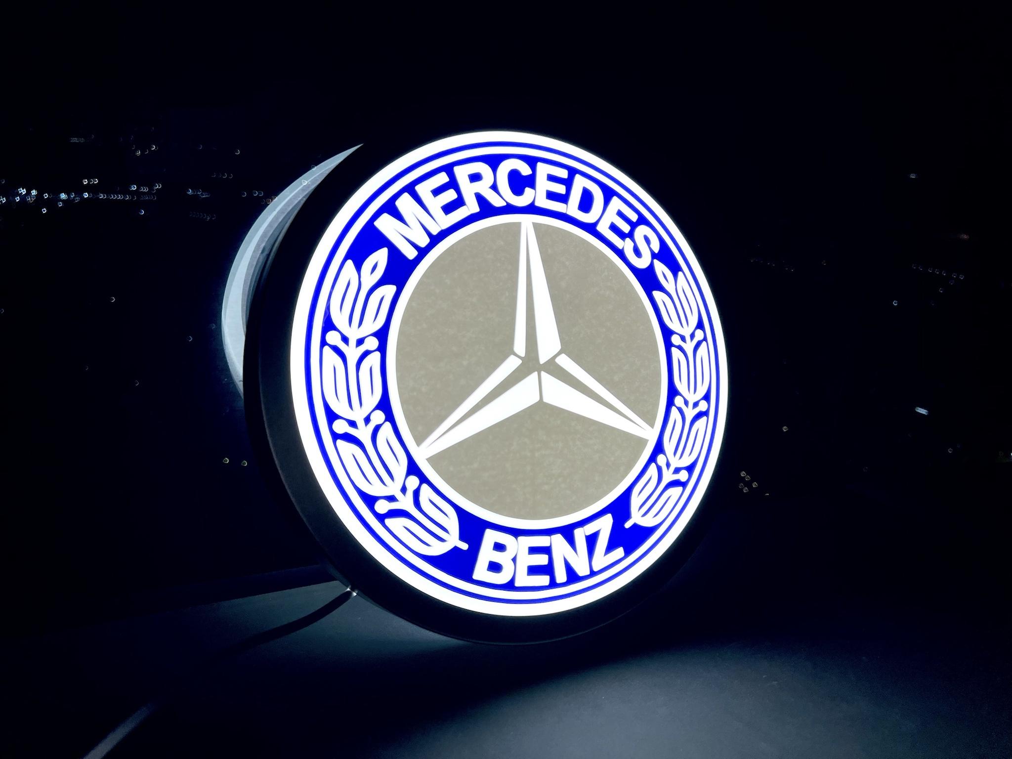 MERCEDES-BENZ ILLUMINATED SIGN