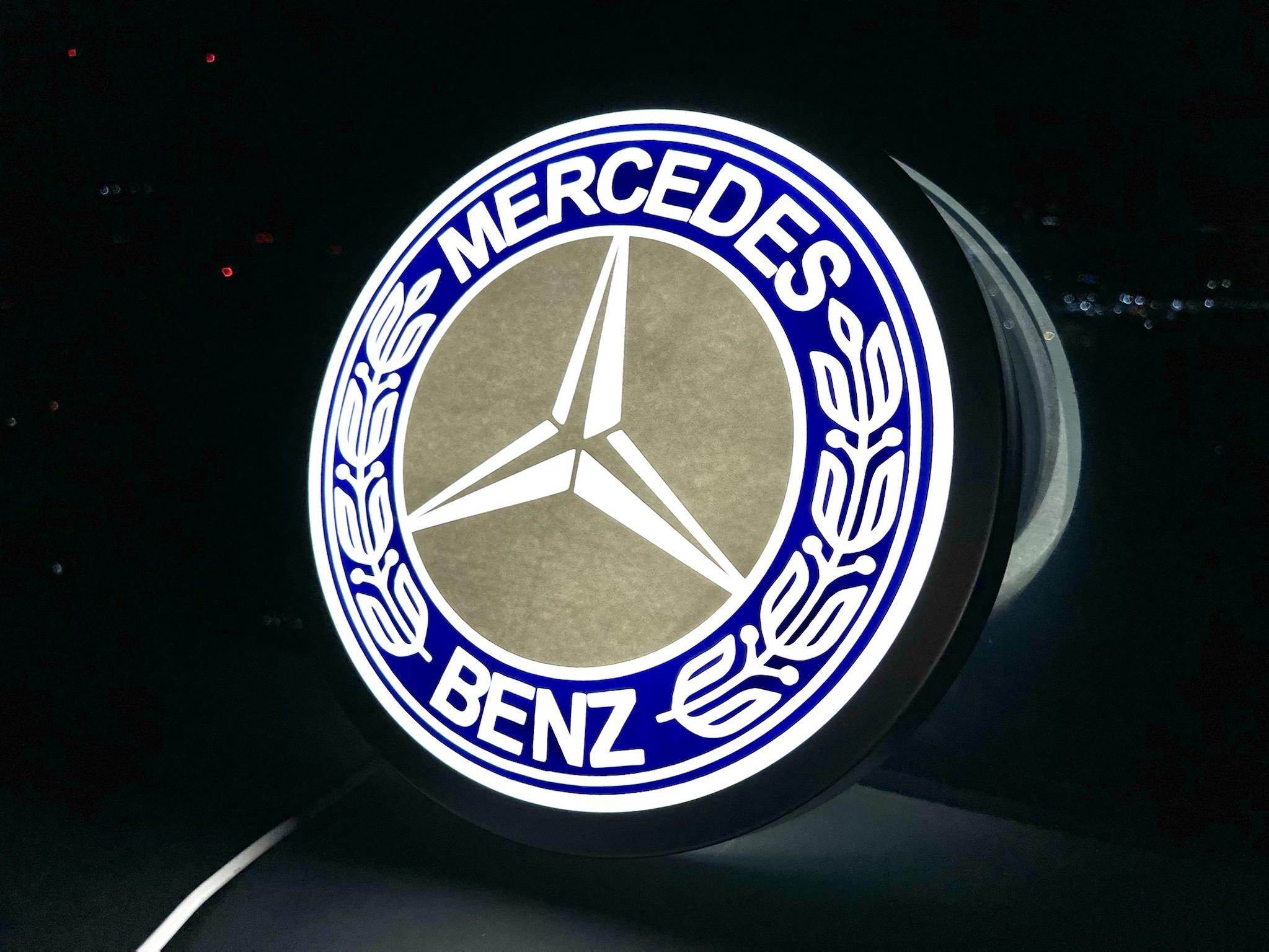 MERCEDES-BENZ ILLUMINATED SIGN