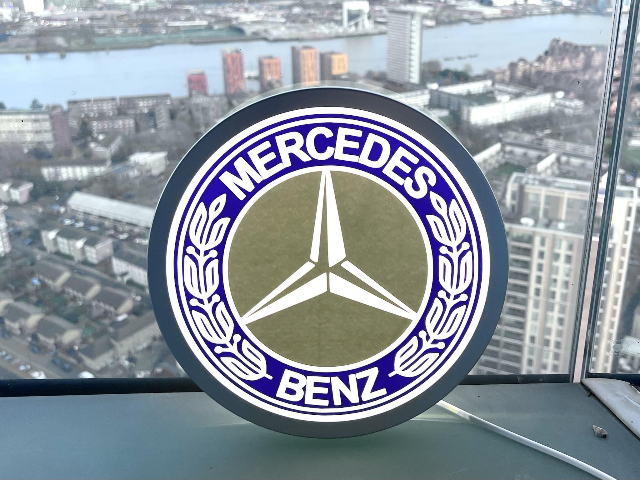 MERCEDES-BENZ ILLUMINATED SIGN