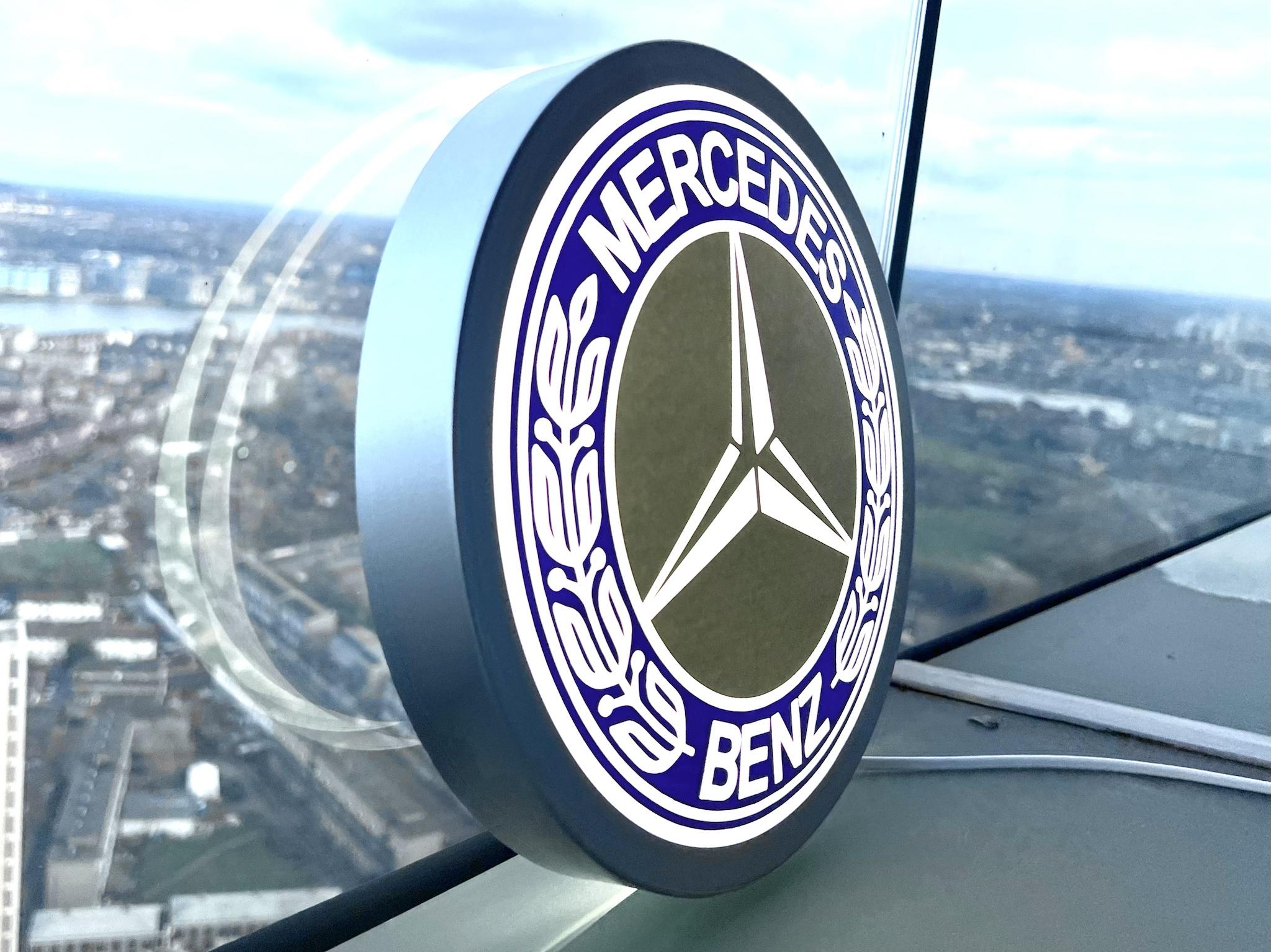 MERCEDES-BENZ ILLUMINATED SIGN