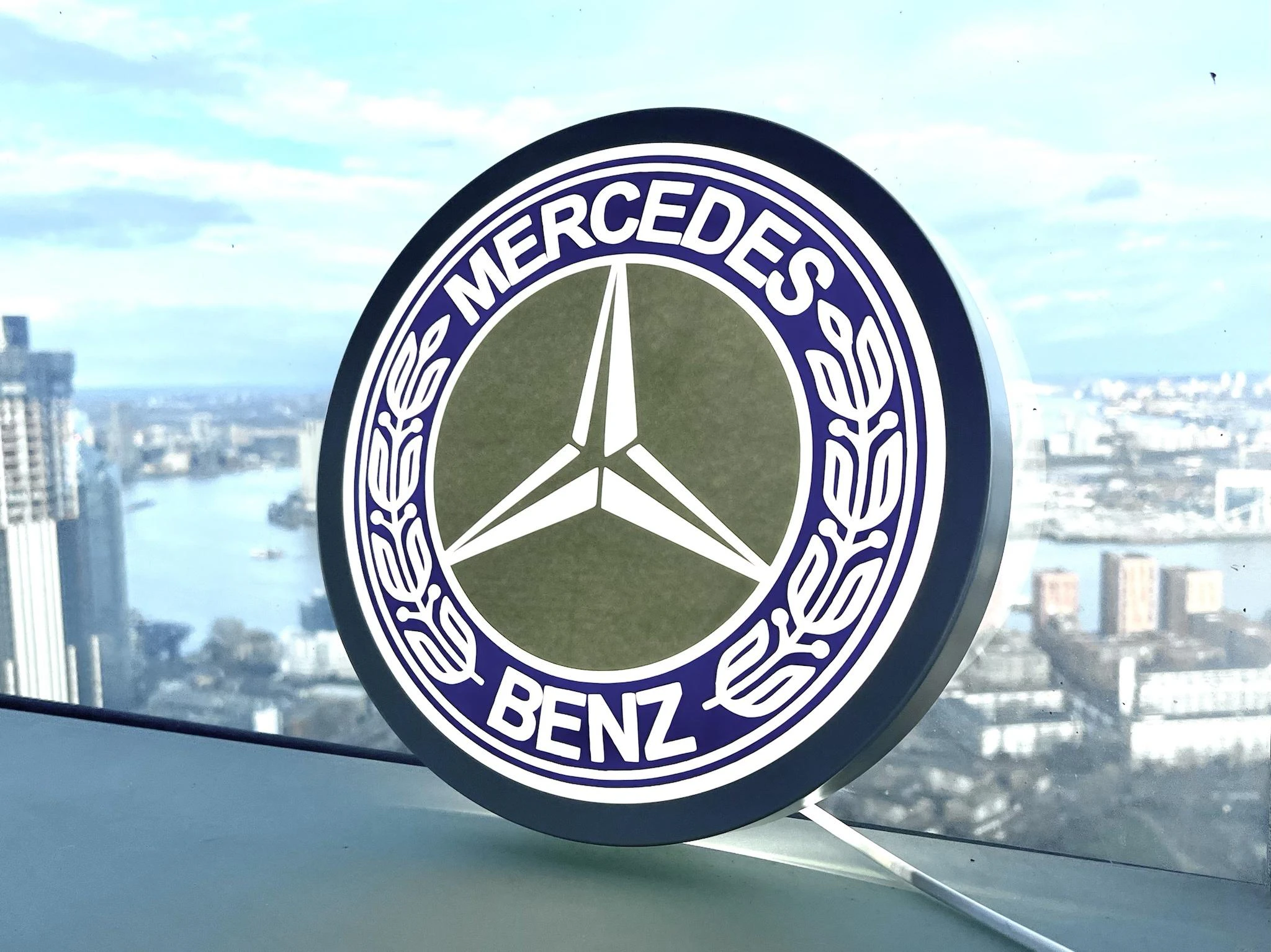 MERCEDES-BENZ ILLUMINATED SIGN