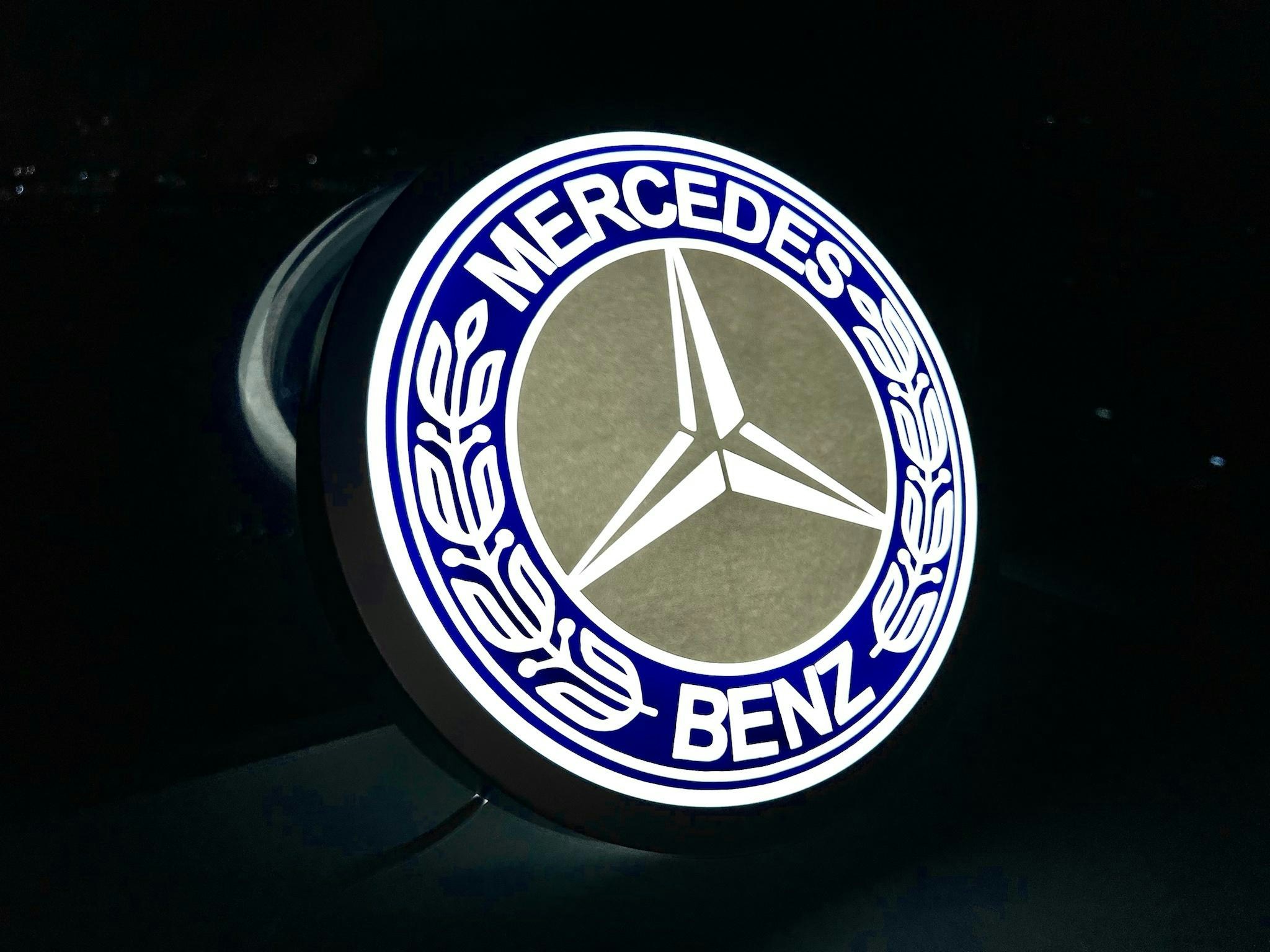 MERCEDES-BENZ ILLUMINATED SIGN
