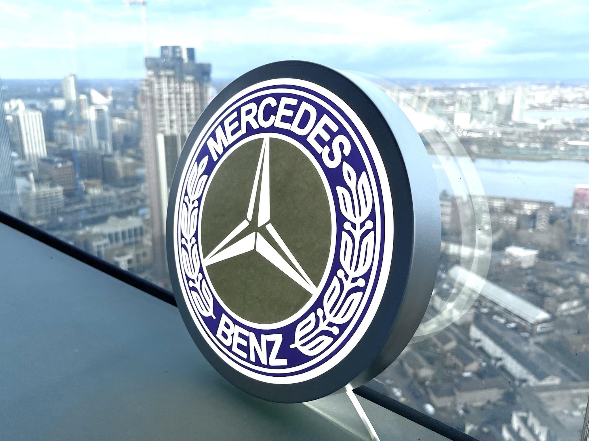 MERCEDES-BENZ ILLUMINATED SIGN