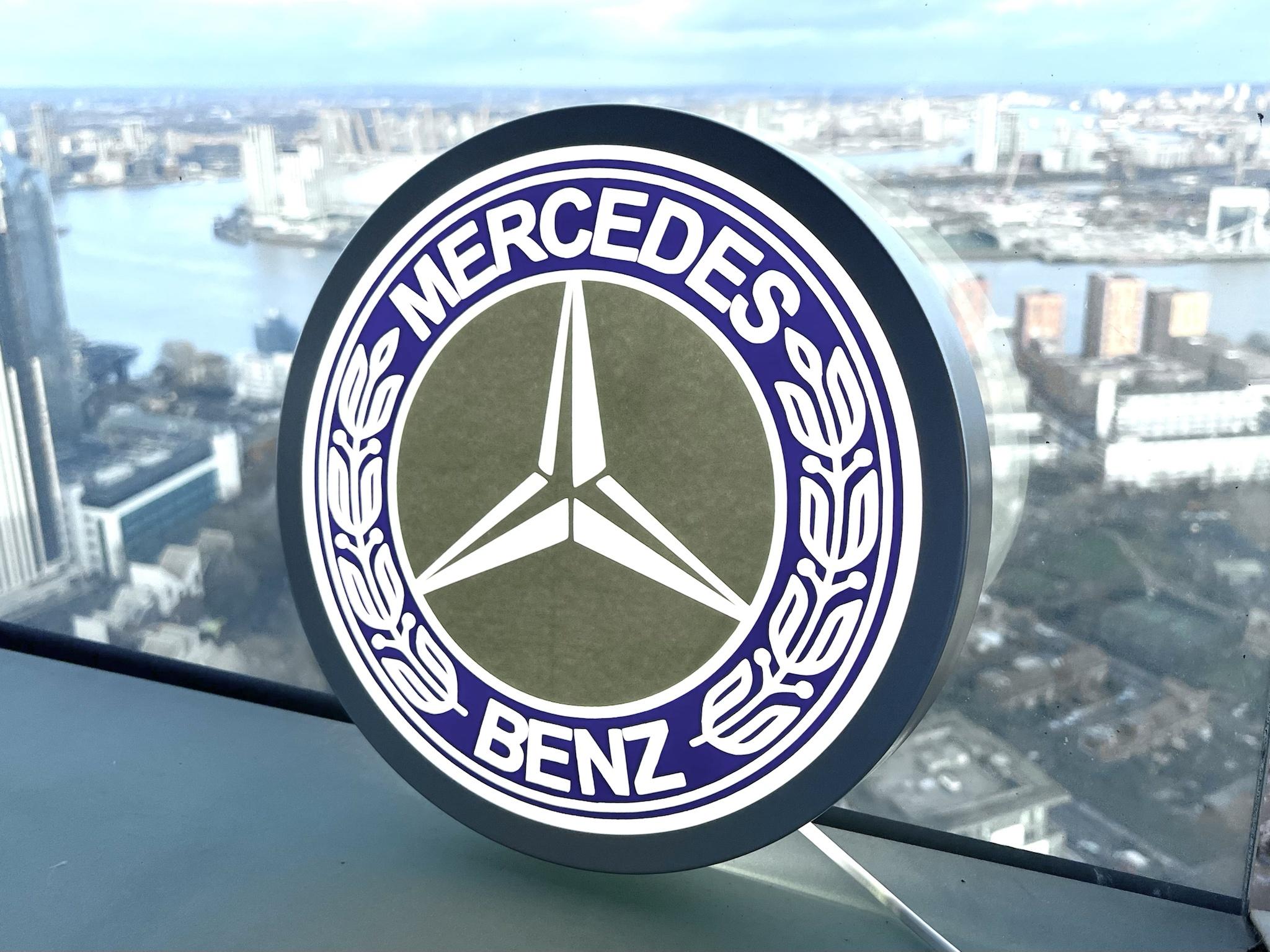 MERCEDES-BENZ ILLUMINATED SIGN