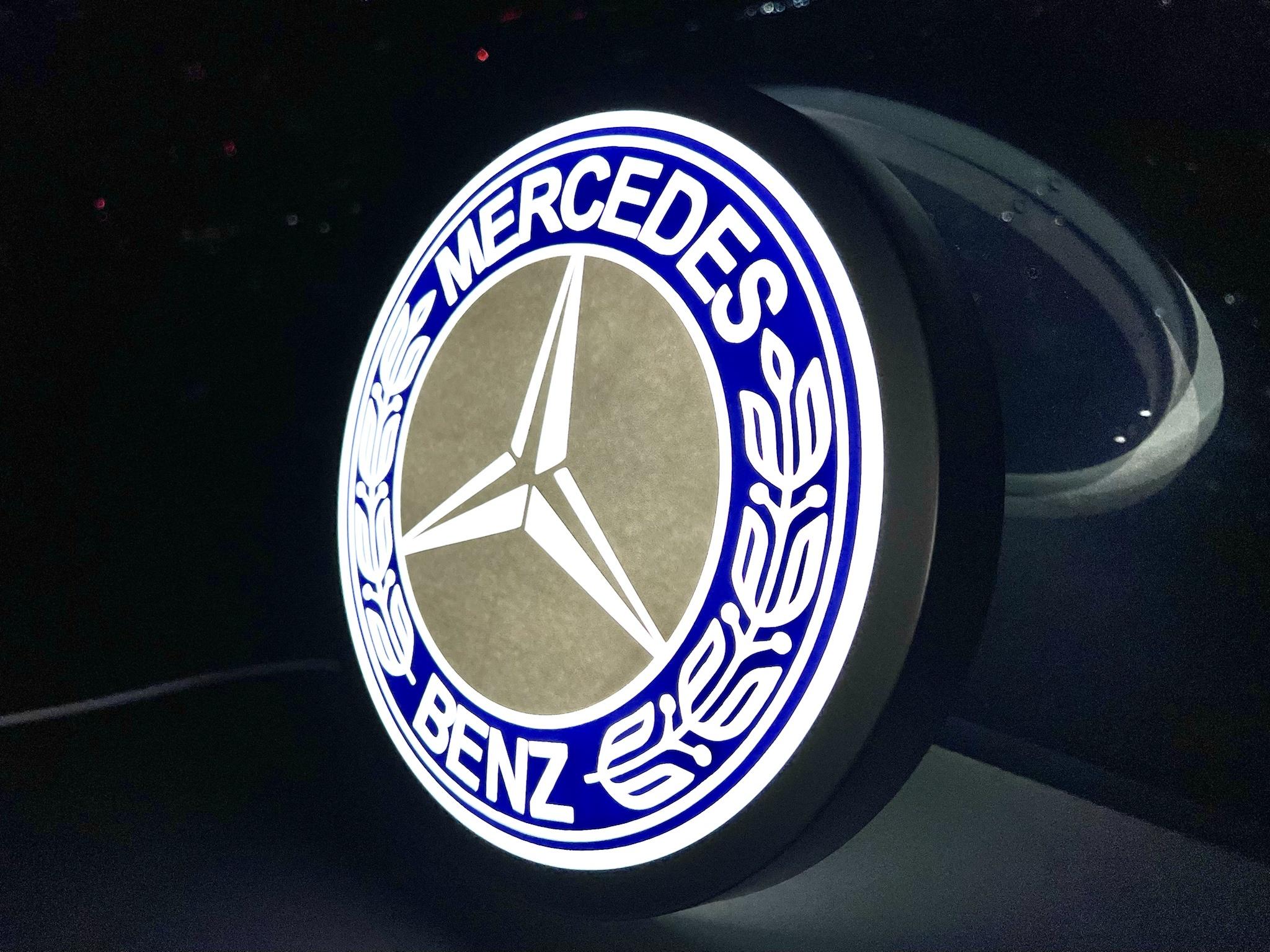 MERCEDES-BENZ ILLUMINATED SIGN