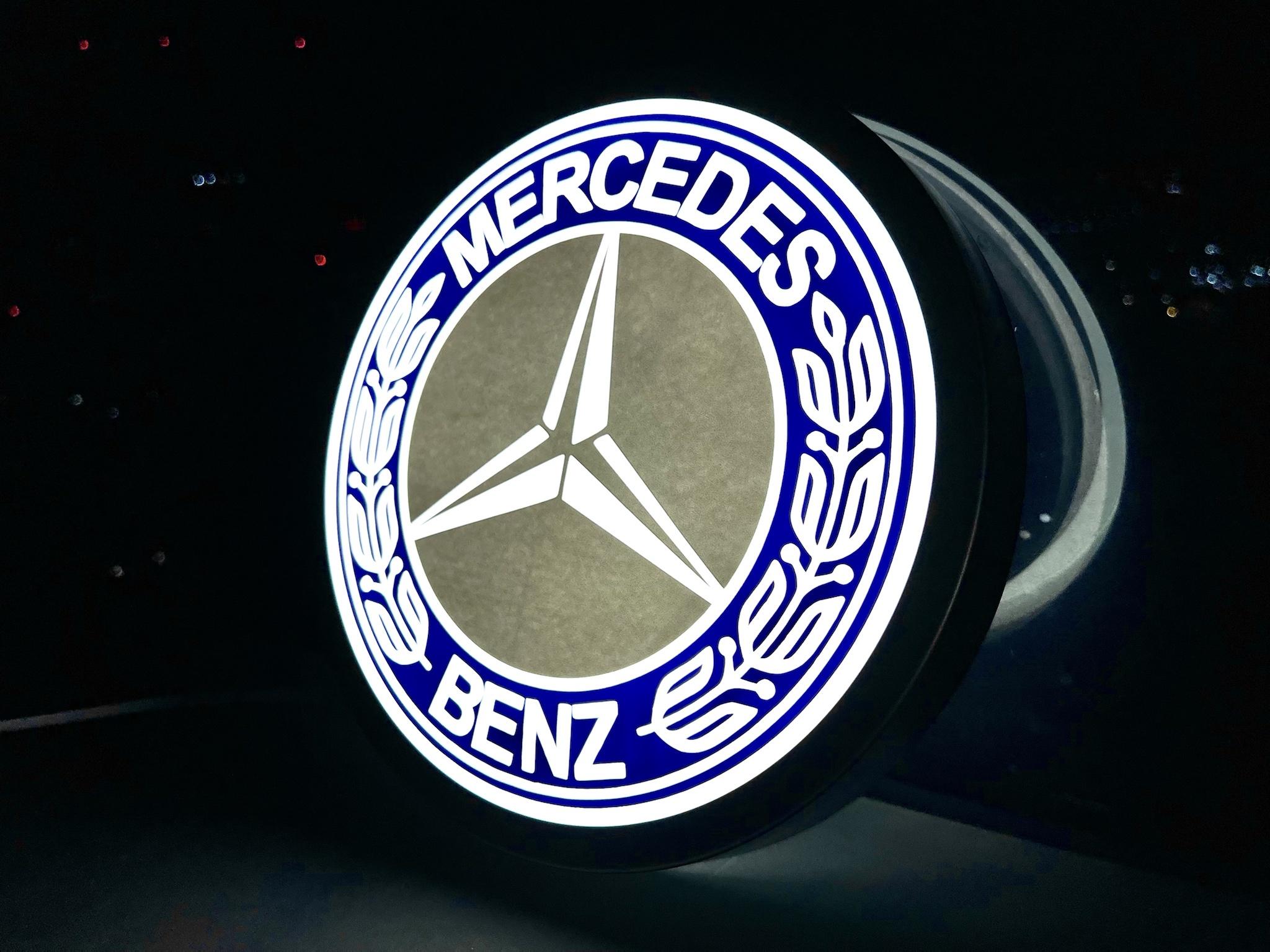 MERCEDES-BENZ ILLUMINATED SIGN