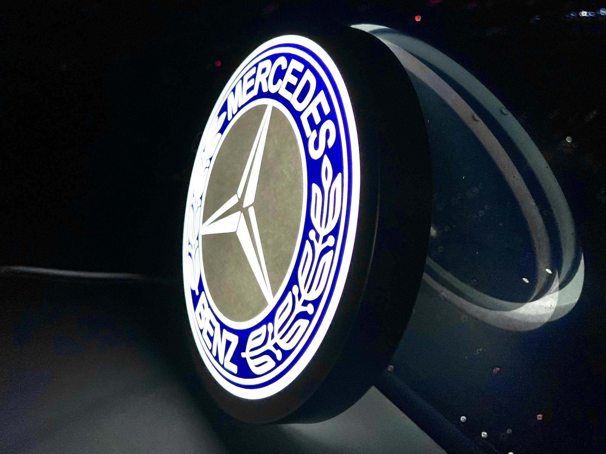 MERCEDES-BENZ ILLUMINATED SIGN