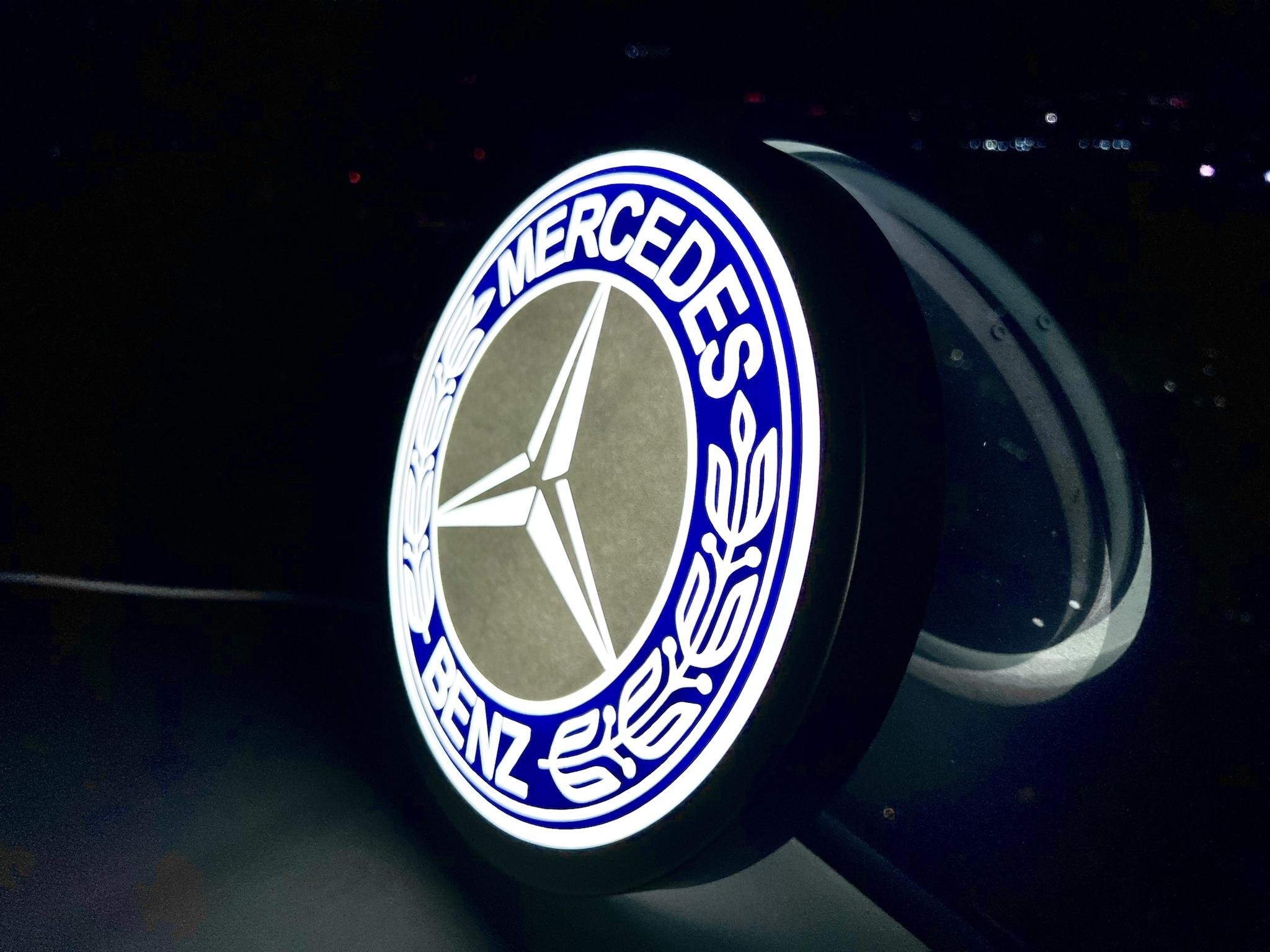 MERCEDES-BENZ ILLUMINATED SIGN