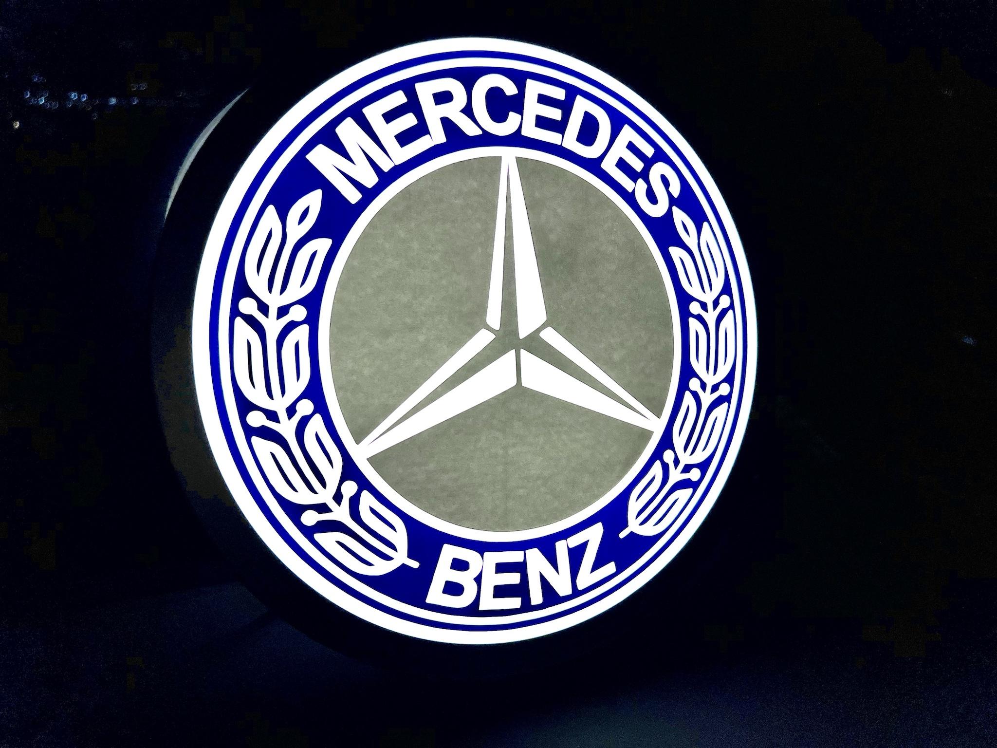 MERCEDES-BENZ ILLUMINATED SIGN