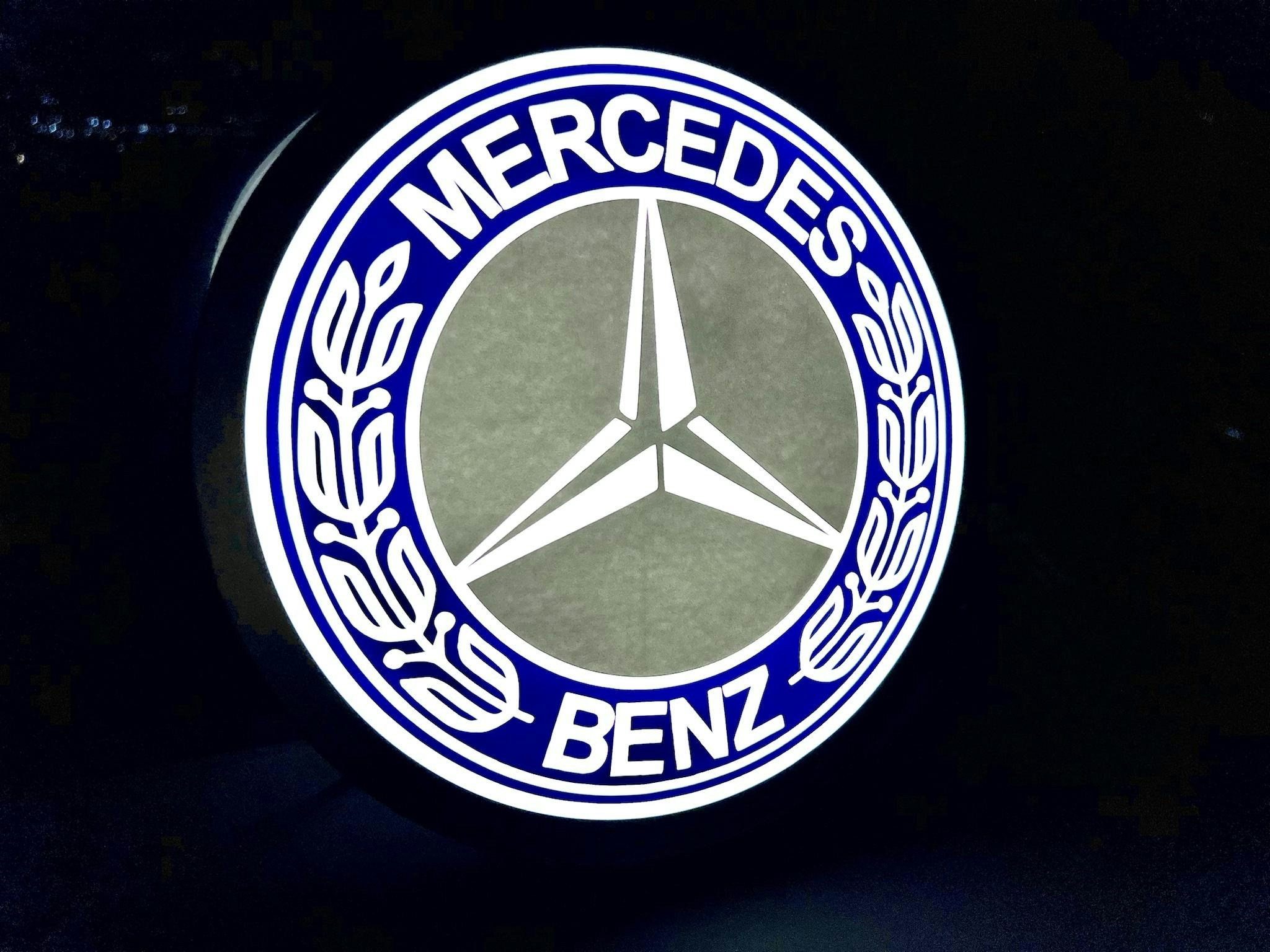 MERCEDES-BENZ ILLUMINATED SIGN