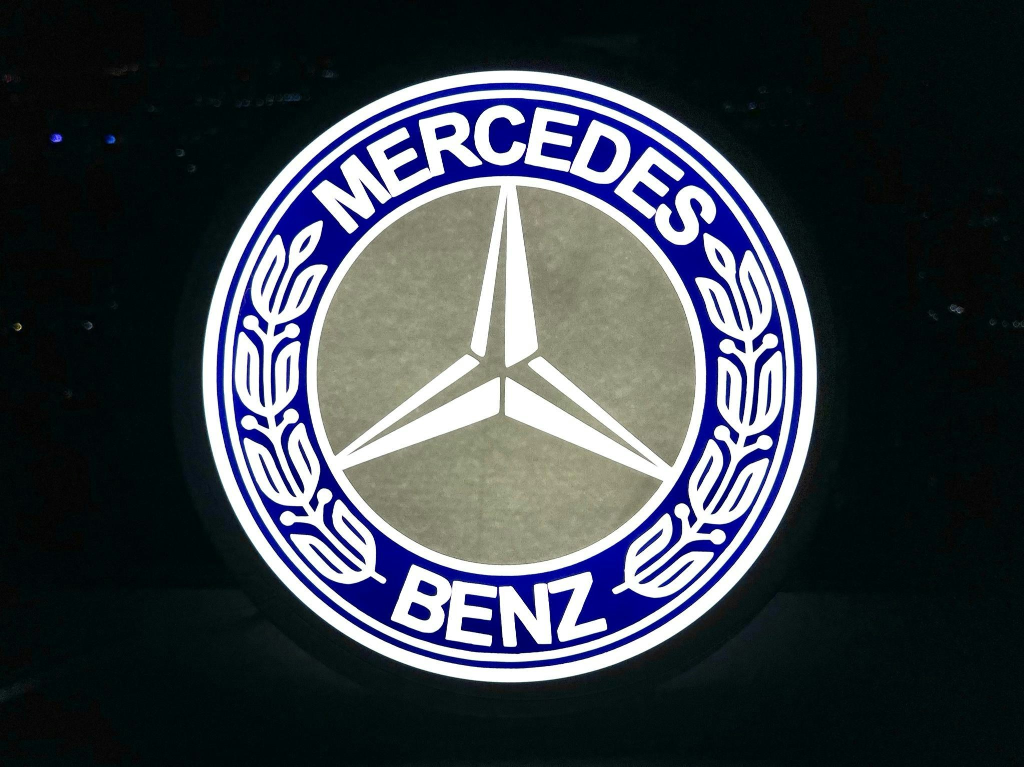 MERCEDES-BENZ ILLUMINATED SIGN