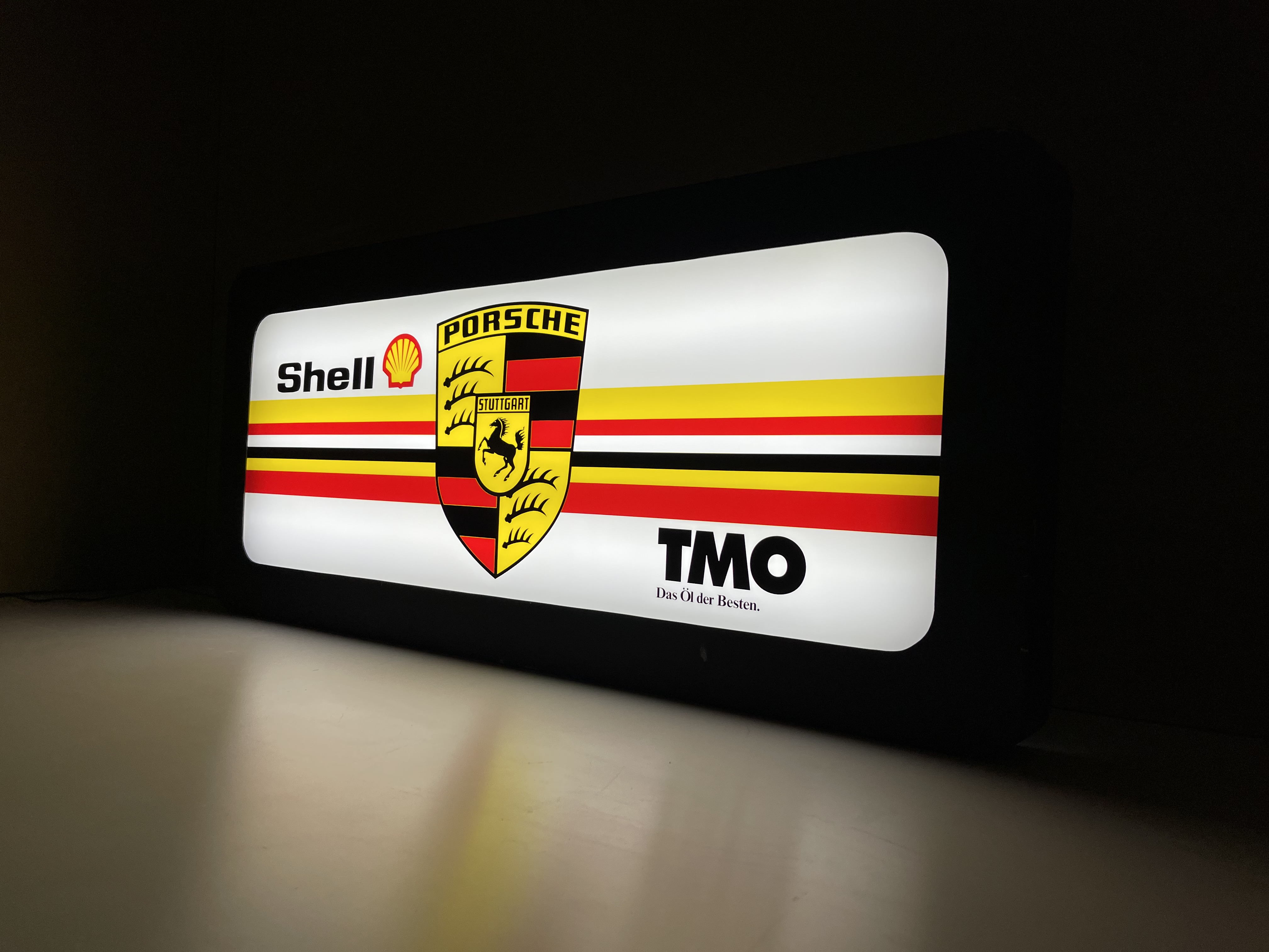 PORSCHE SHELL TMO ILLUMINATED SIGN