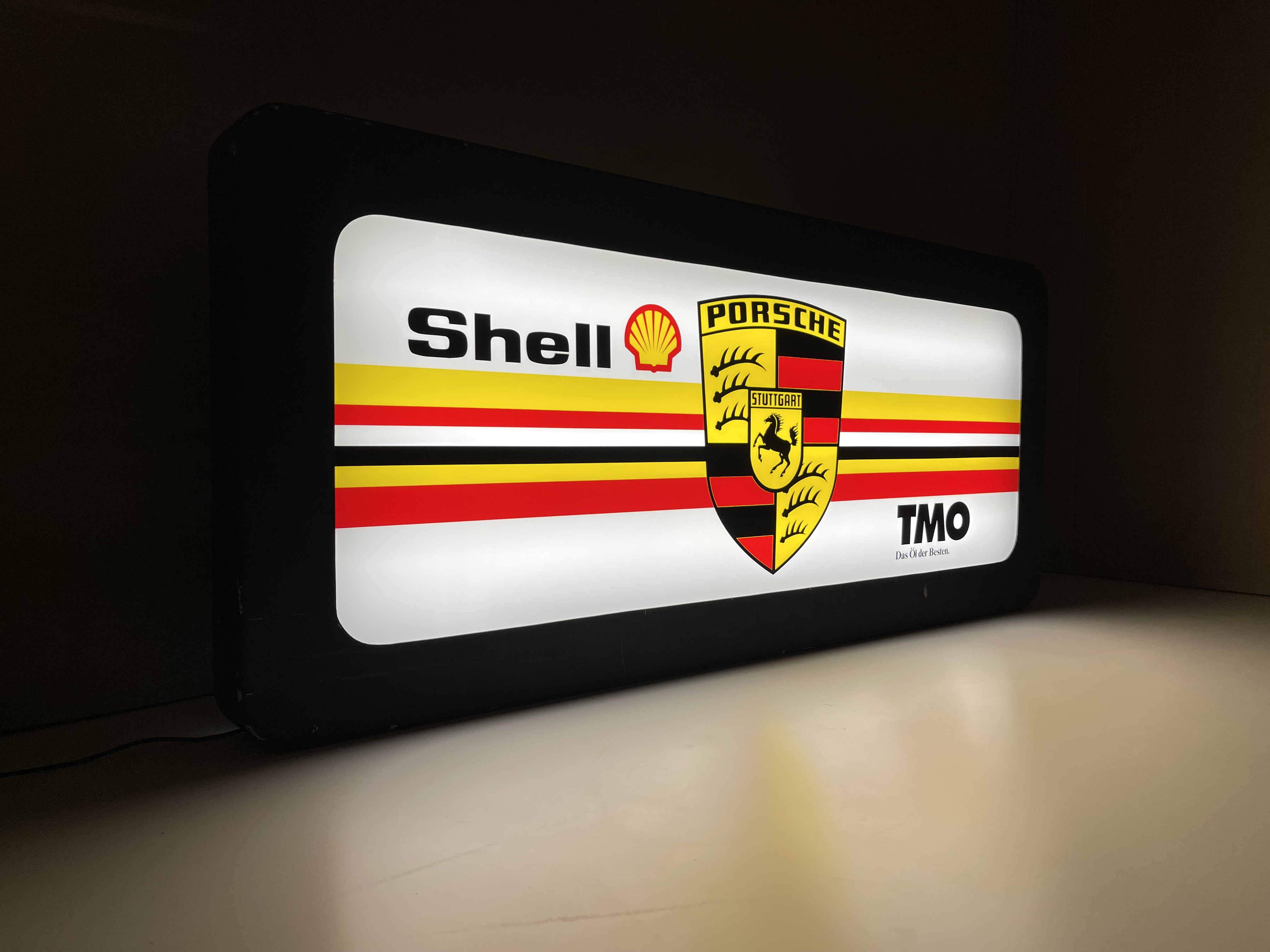 PORSCHE SHELL TMO ILLUMINATED SIGN