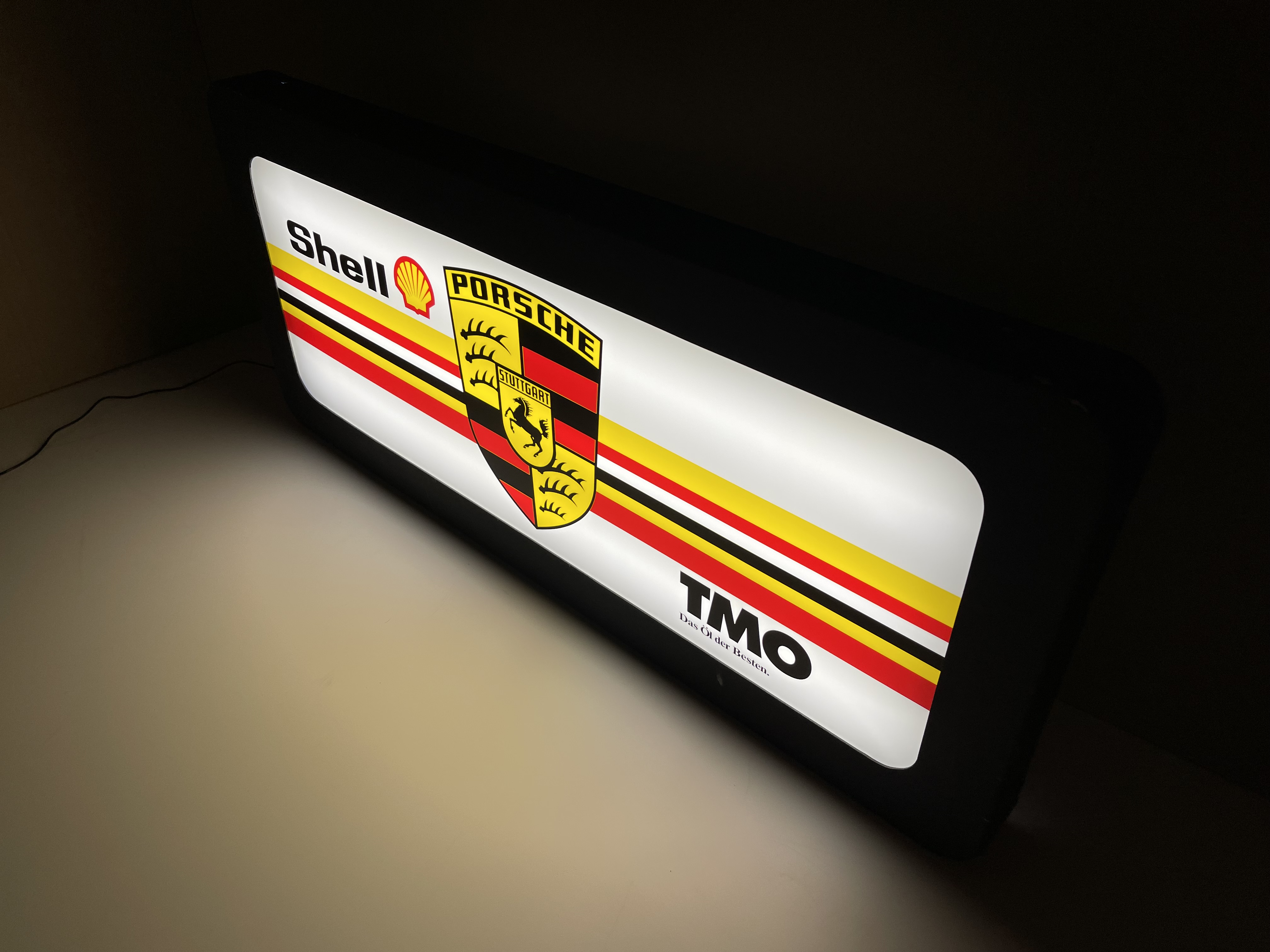PORSCHE SHELL TMO ILLUMINATED SIGN