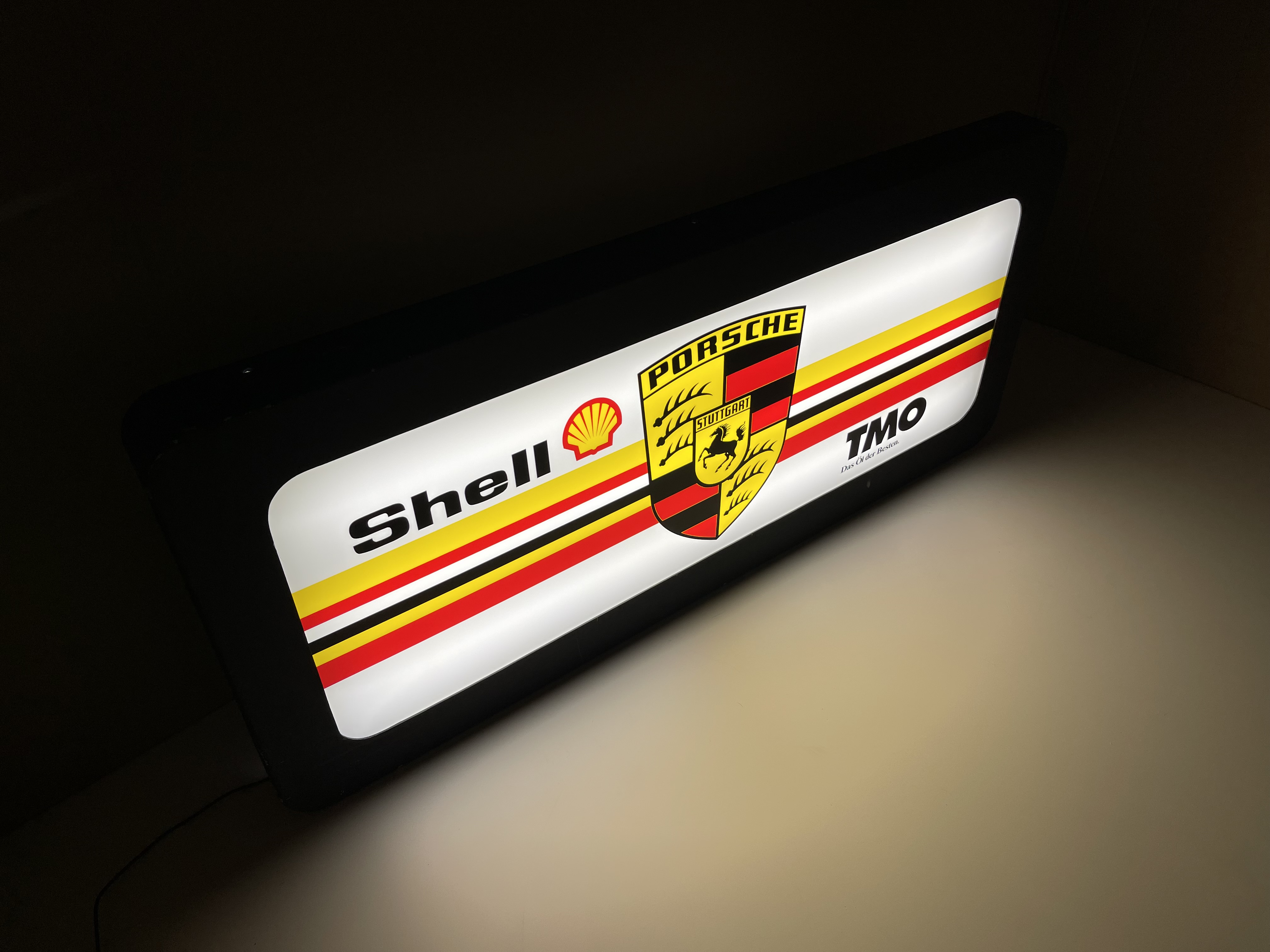 PORSCHE SHELL TMO ILLUMINATED SIGN