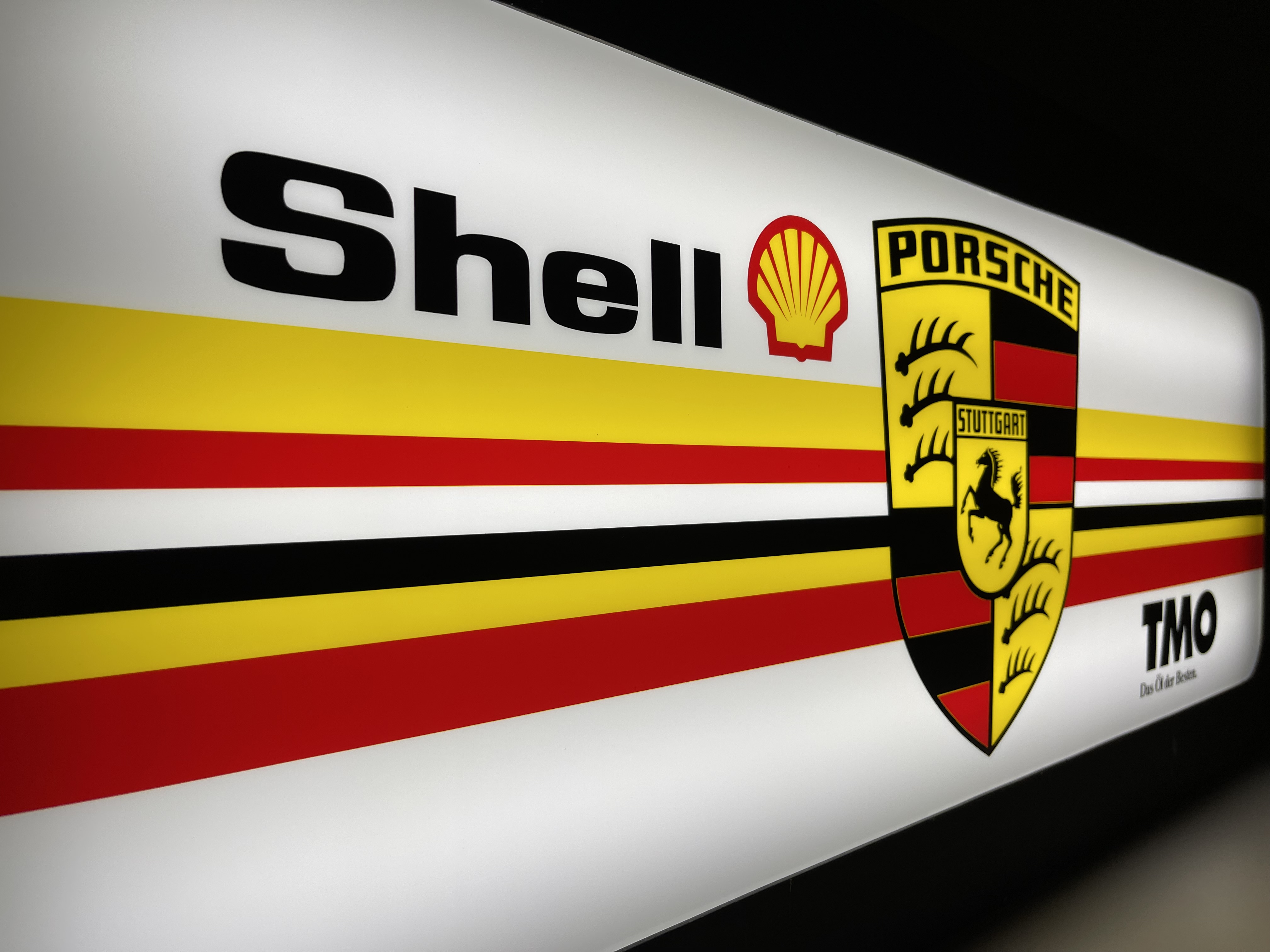 PORSCHE SHELL TMO ILLUMINATED SIGN