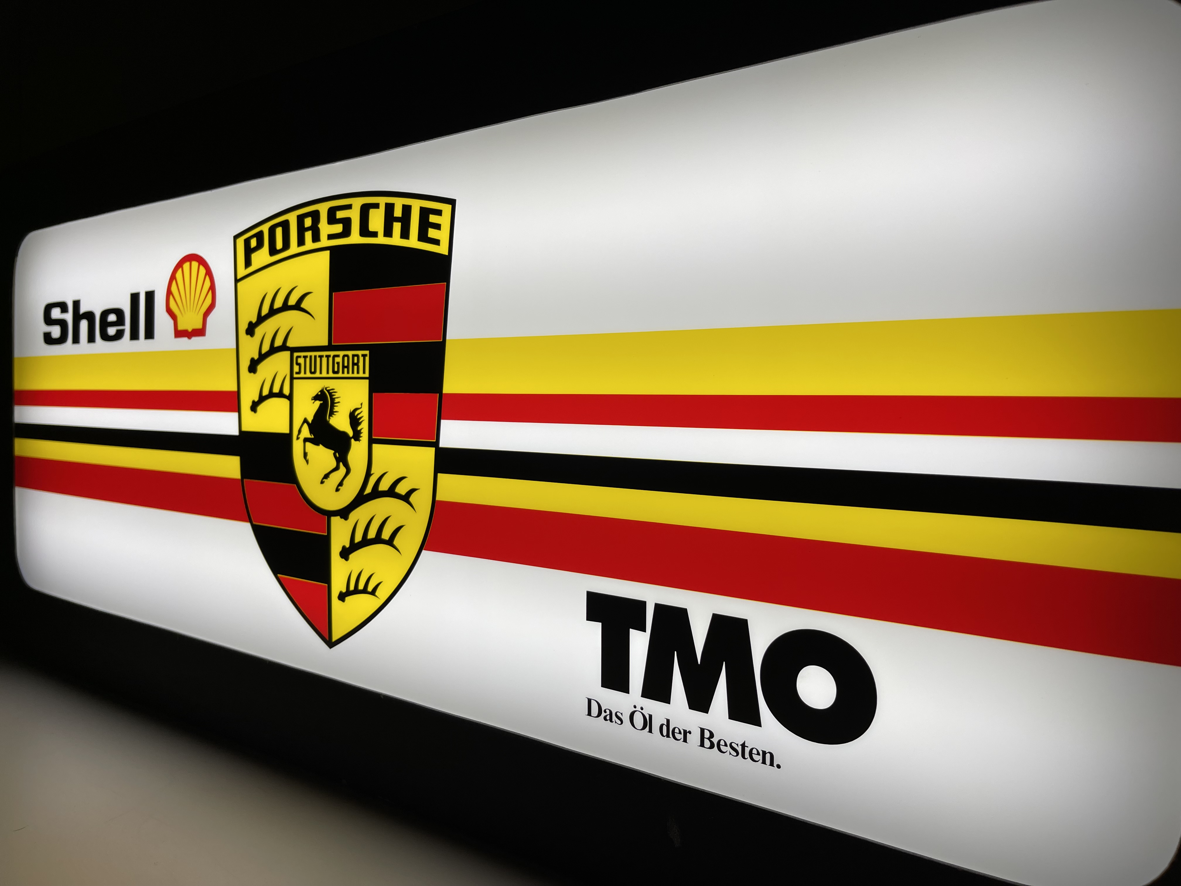 PORSCHE SHELL TMO ILLUMINATED SIGN