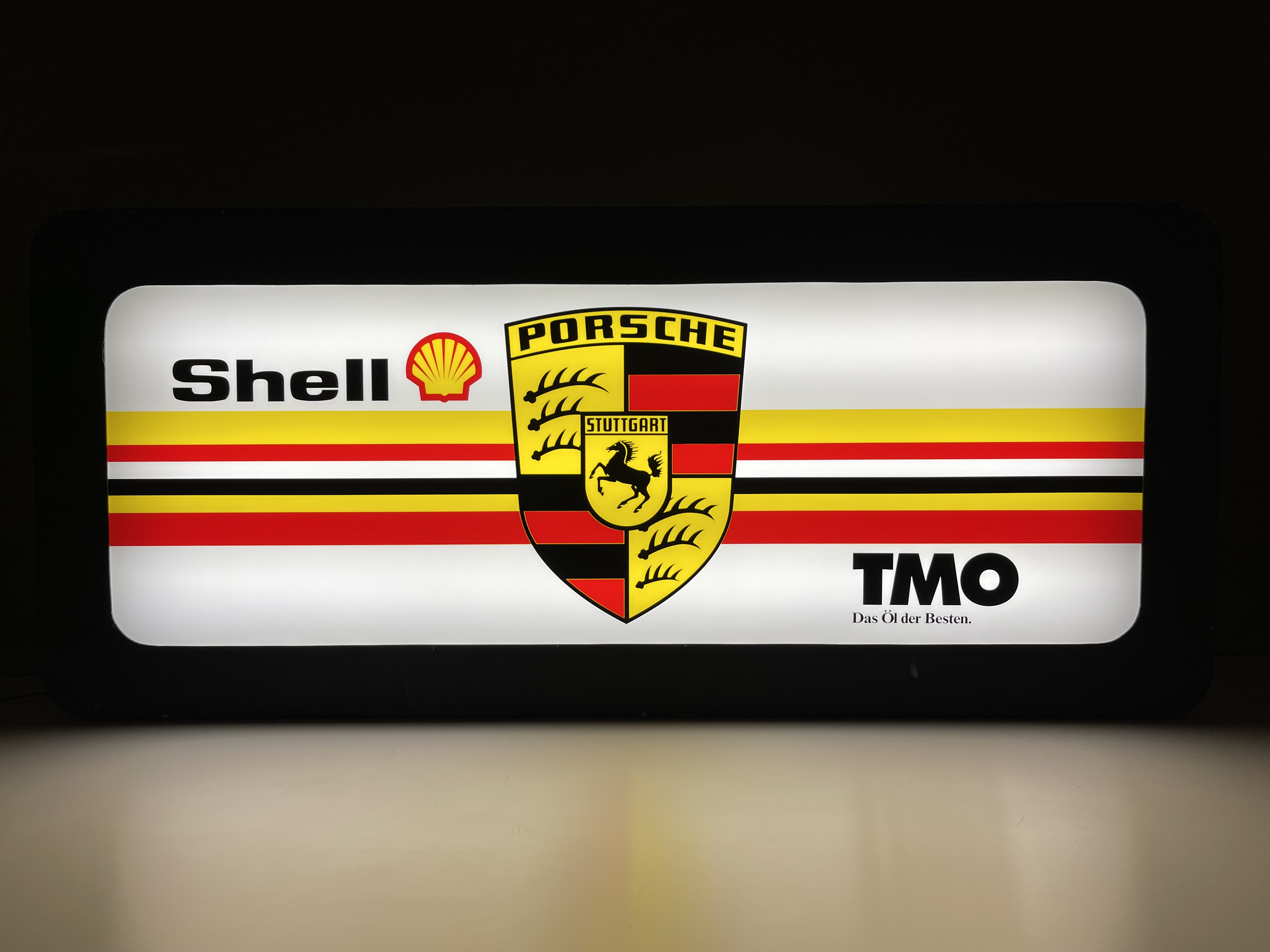 PORSCHE SHELL TMO ILLUMINATED SIGN