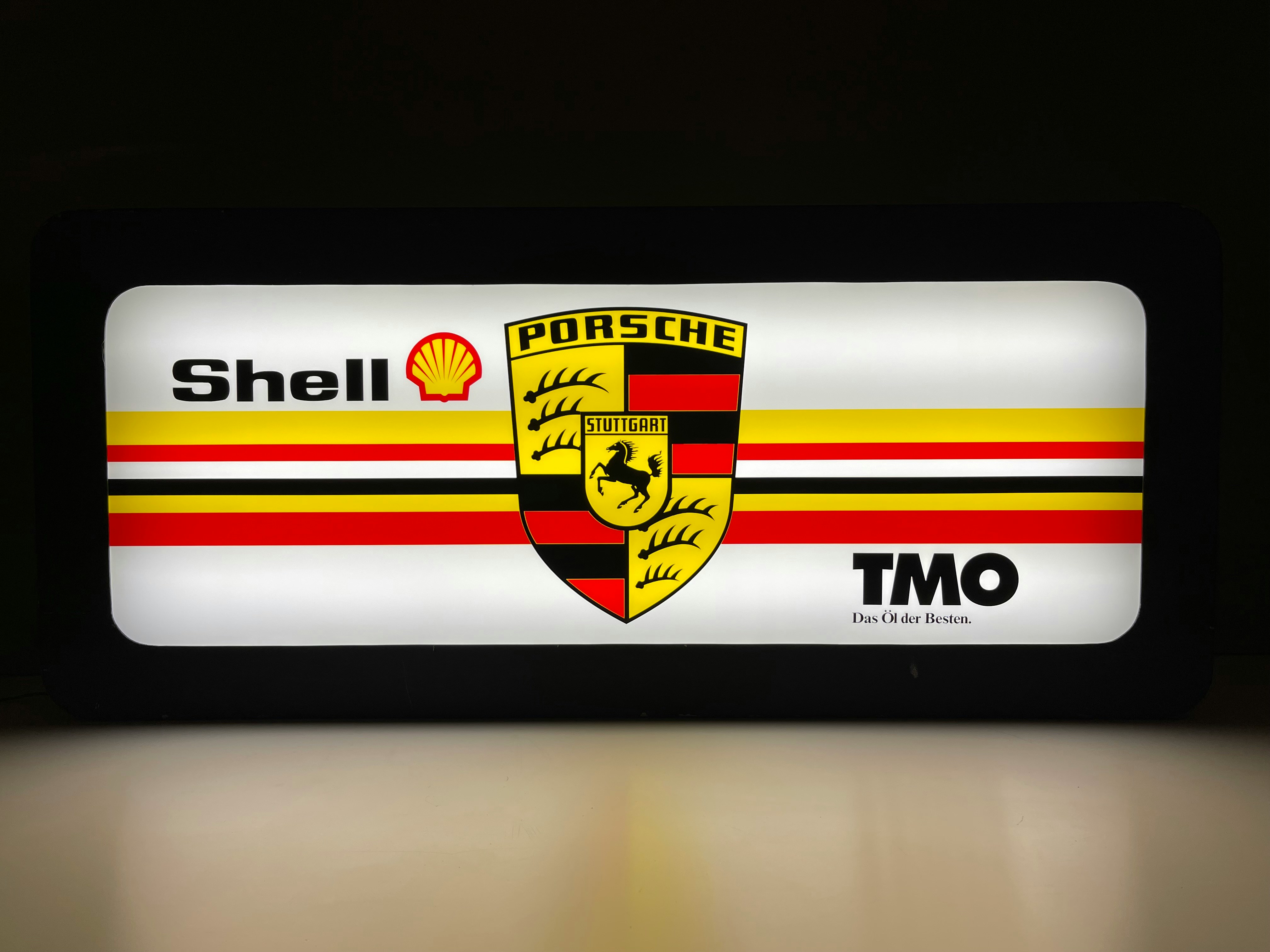 PORSCHE SHELL TMO ILLUMINATED SIGN