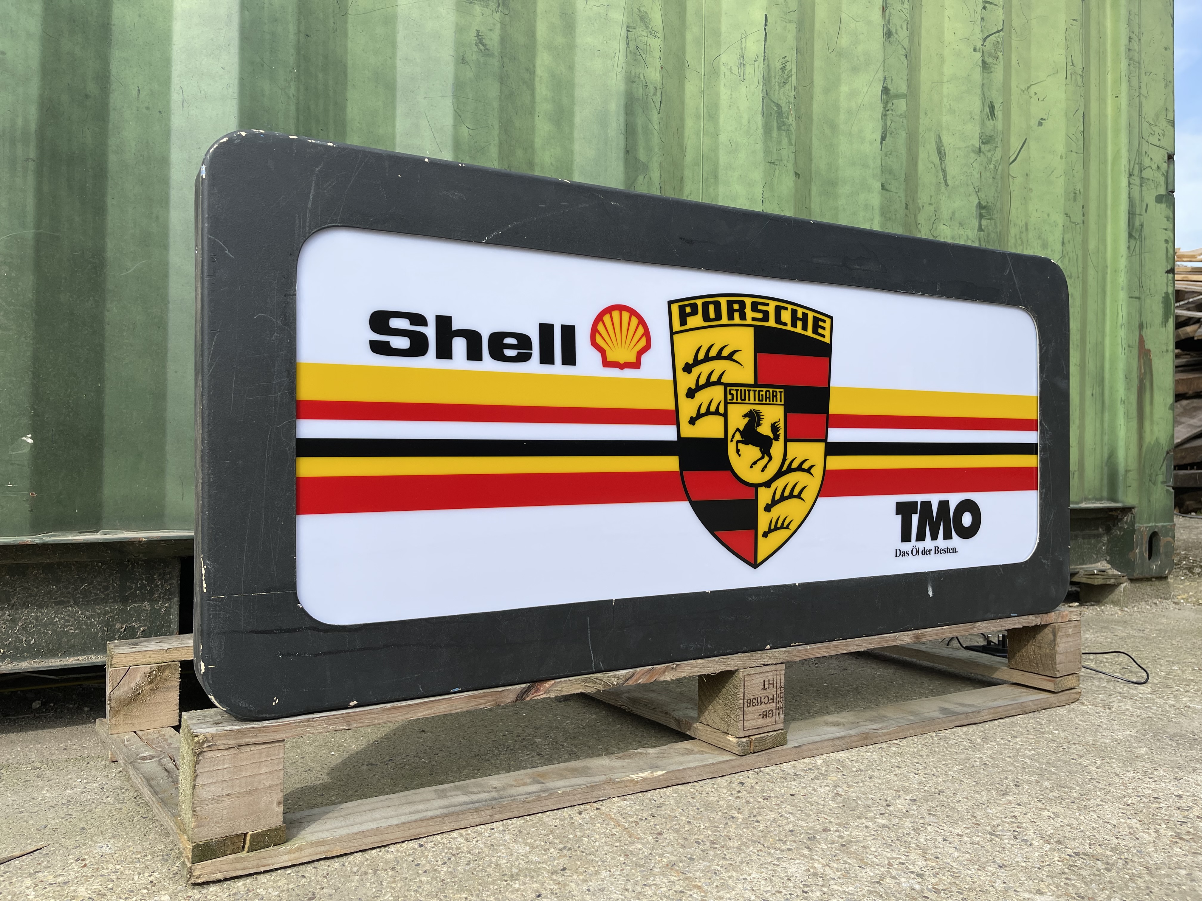 PORSCHE SHELL TMO ILLUMINATED SIGN