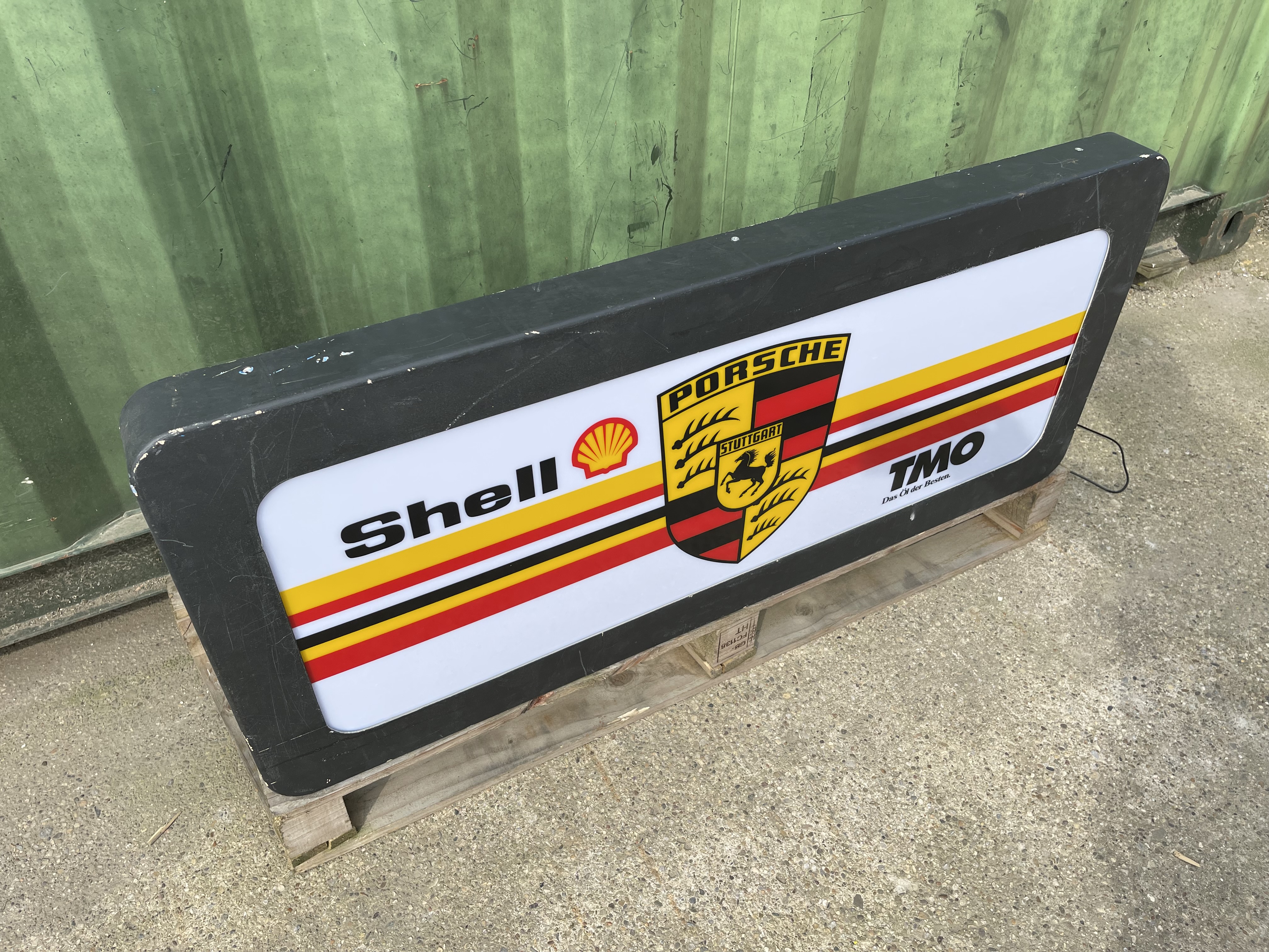 PORSCHE SHELL TMO ILLUMINATED SIGN