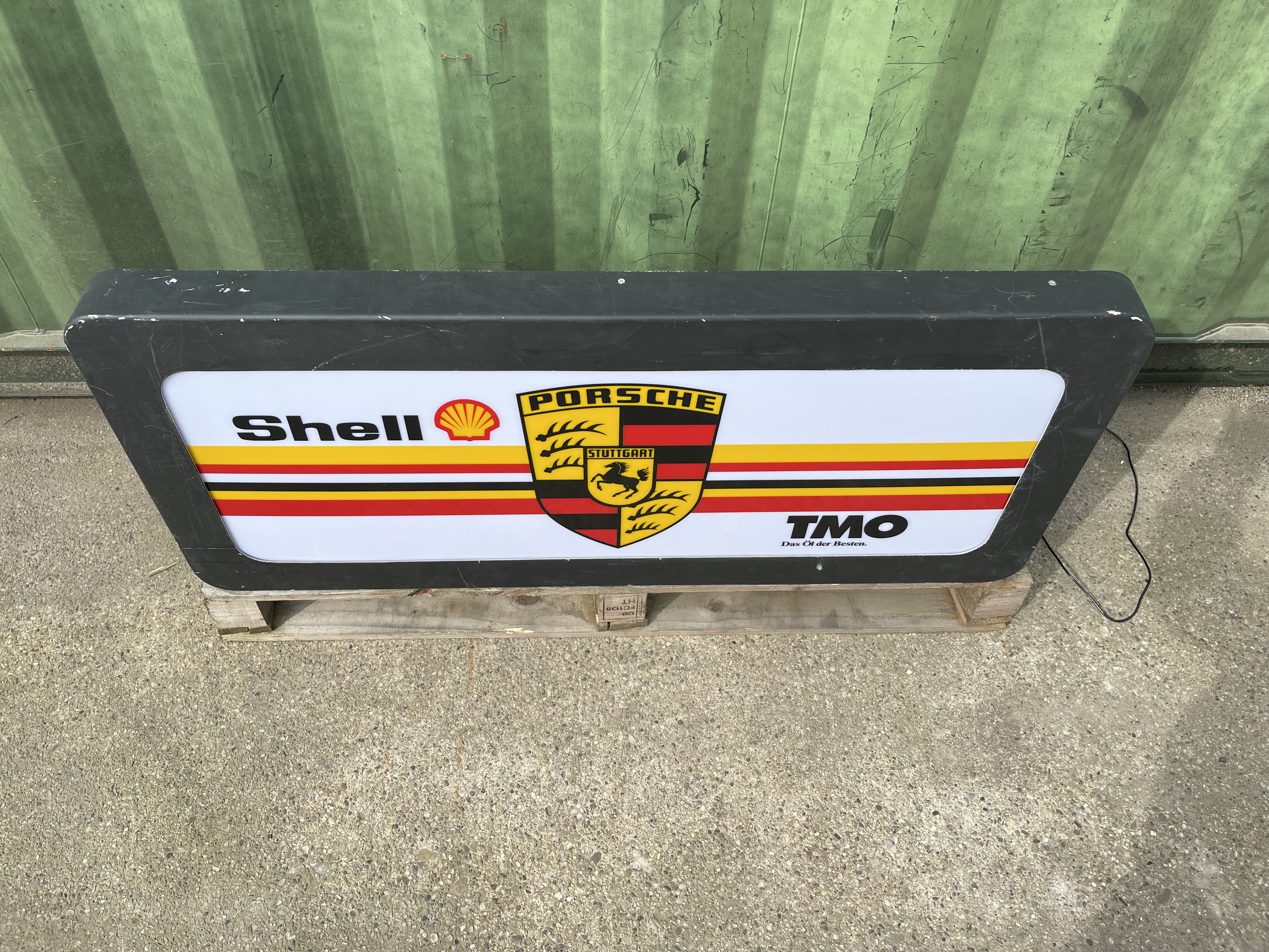 PORSCHE SHELL TMO ILLUMINATED SIGN