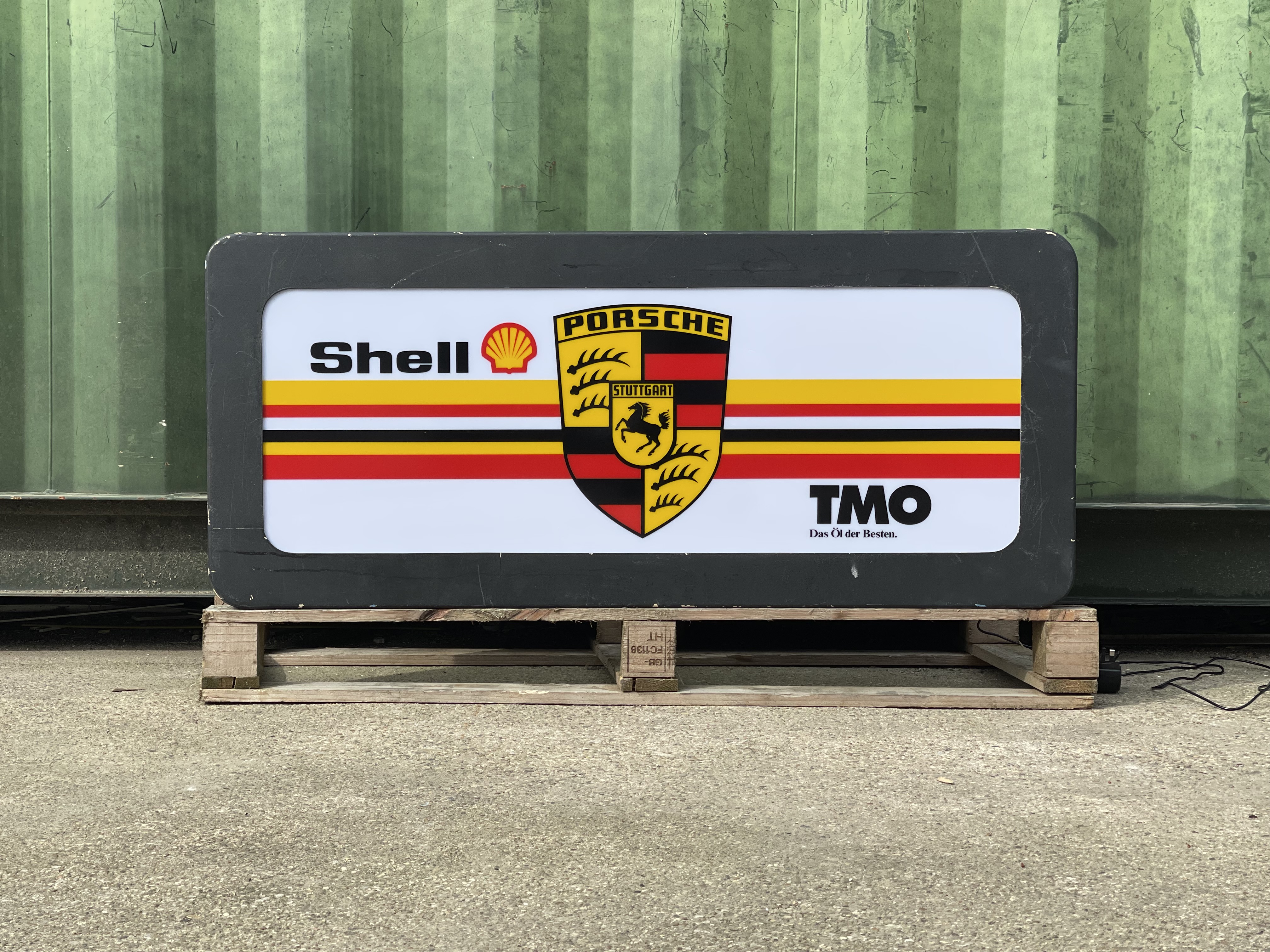PORSCHE SHELL TMO ILLUMINATED SIGN