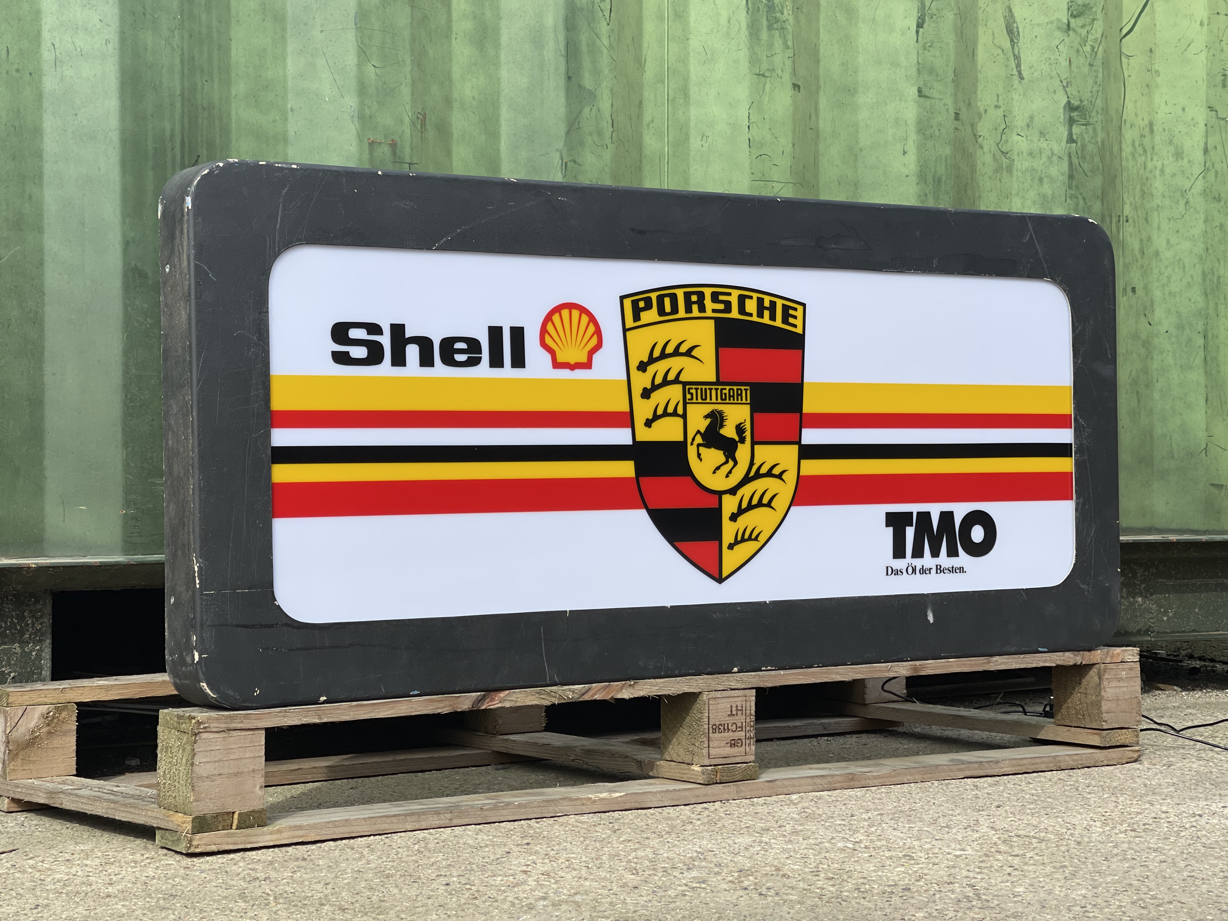 PORSCHE SHELL TMO ILLUMINATED SIGN
