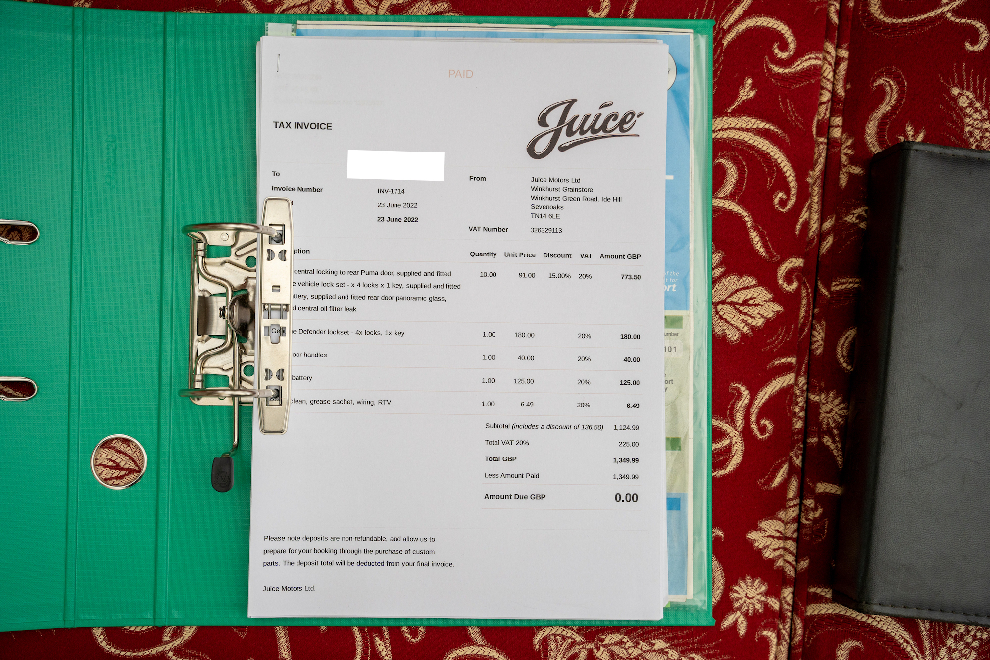 2001 LAND ROVER DEFENDER 90 TD5 - JUICE MOTORS CUSTOM