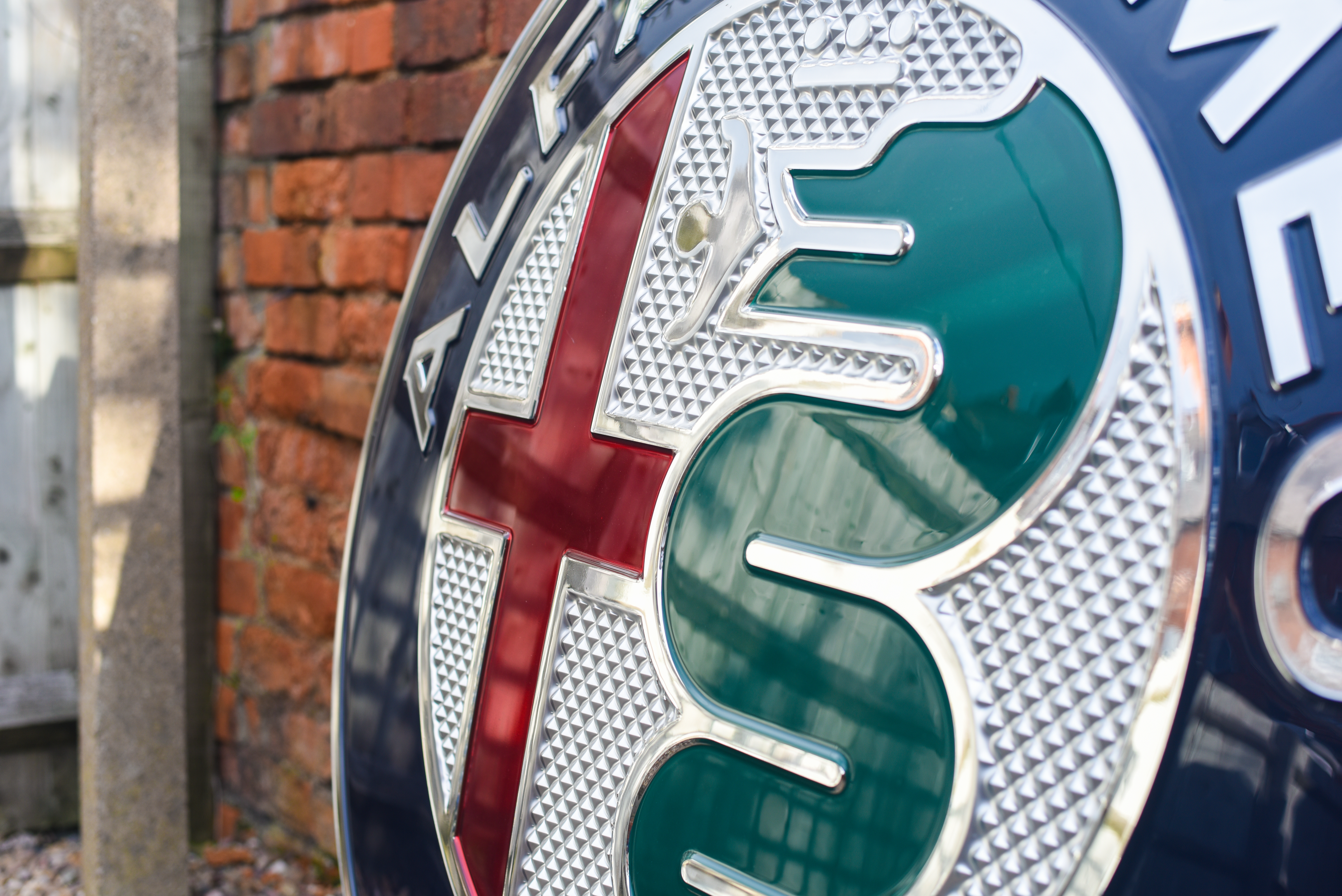 LARGE ALFA ROMEO ILLUMINATED SIGN