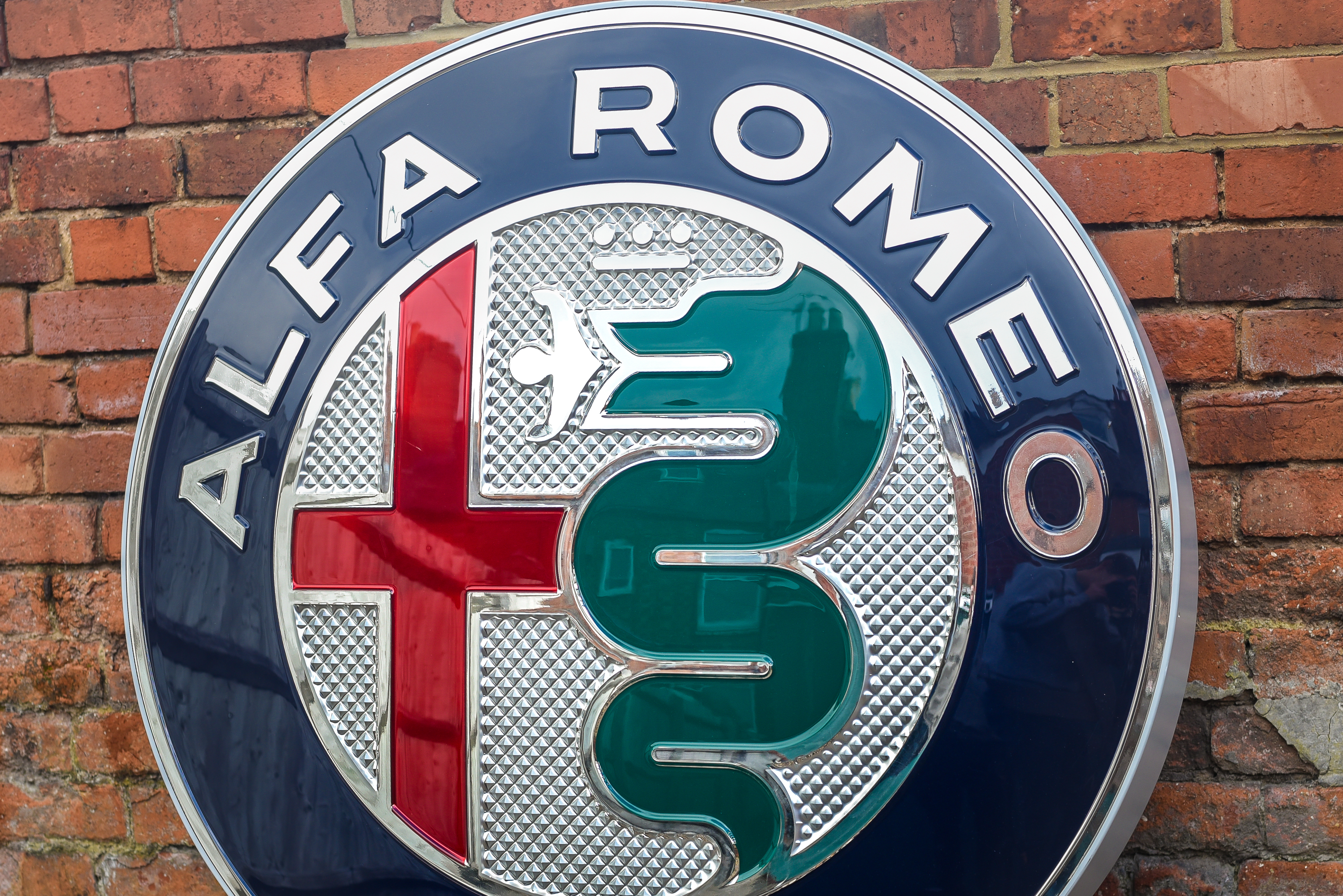 LARGE ALFA ROMEO ILLUMINATED SIGN