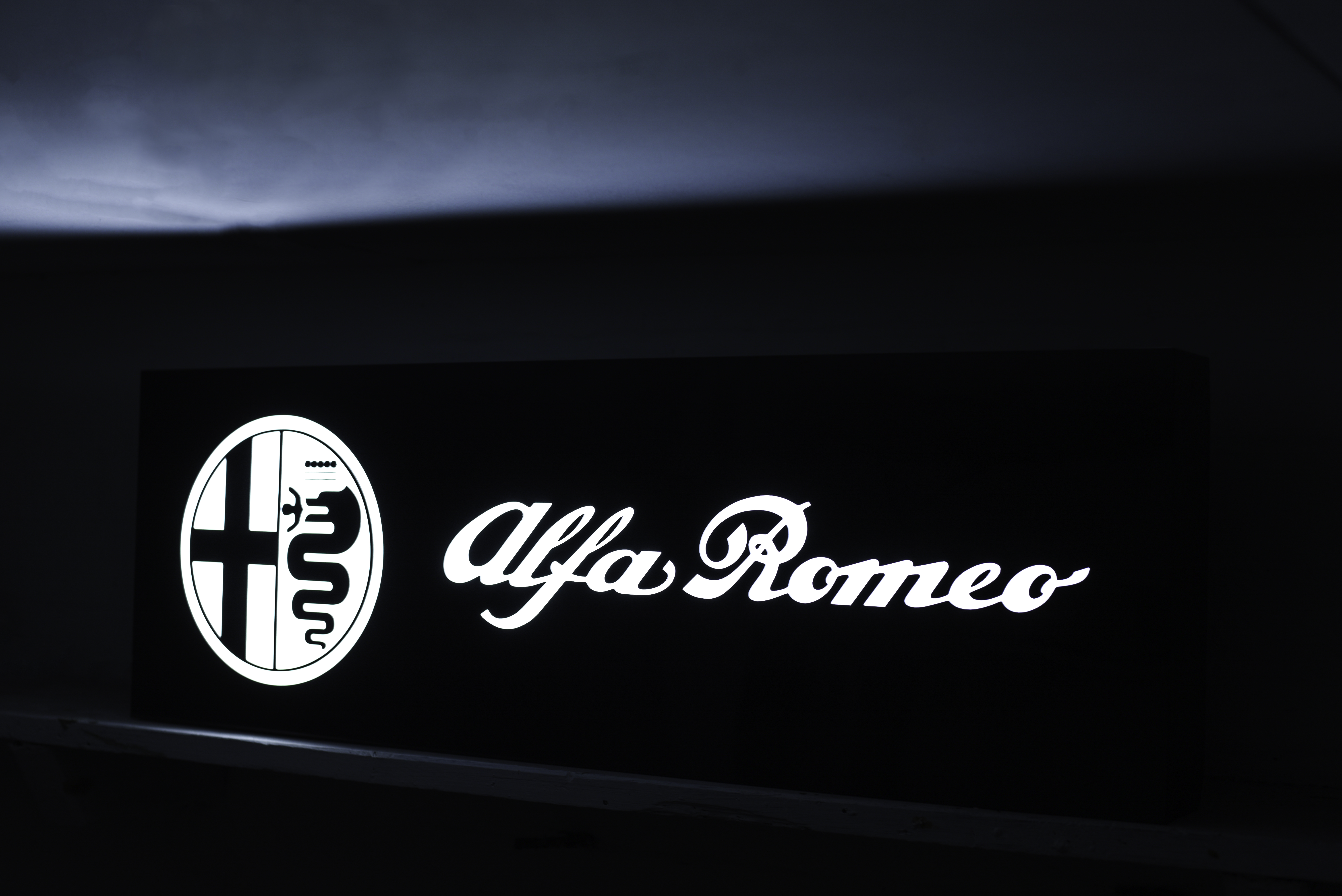 ALFA ROMEO ILLUMINATED SIGN