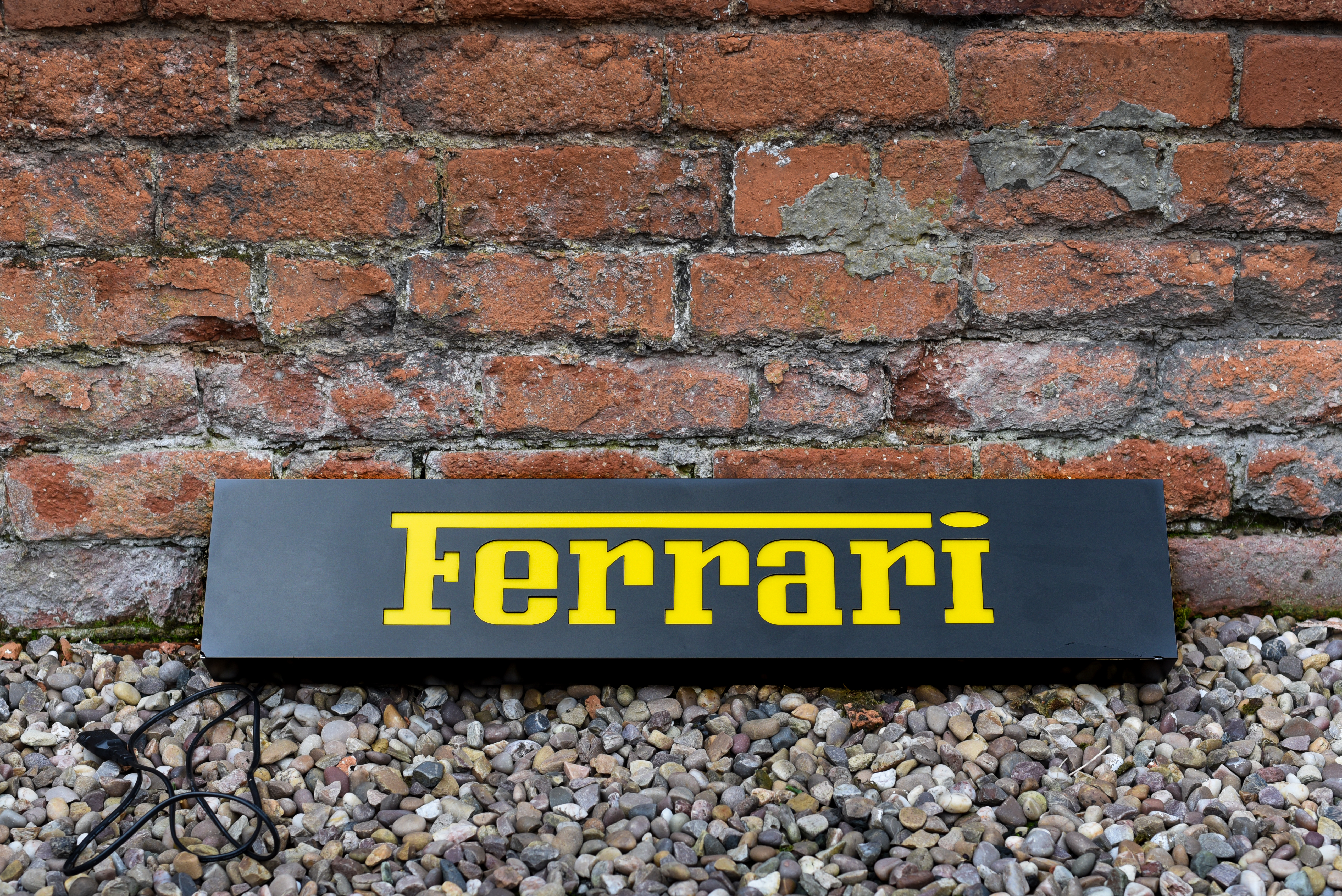 FERRARI ILLUMINATED SIGN