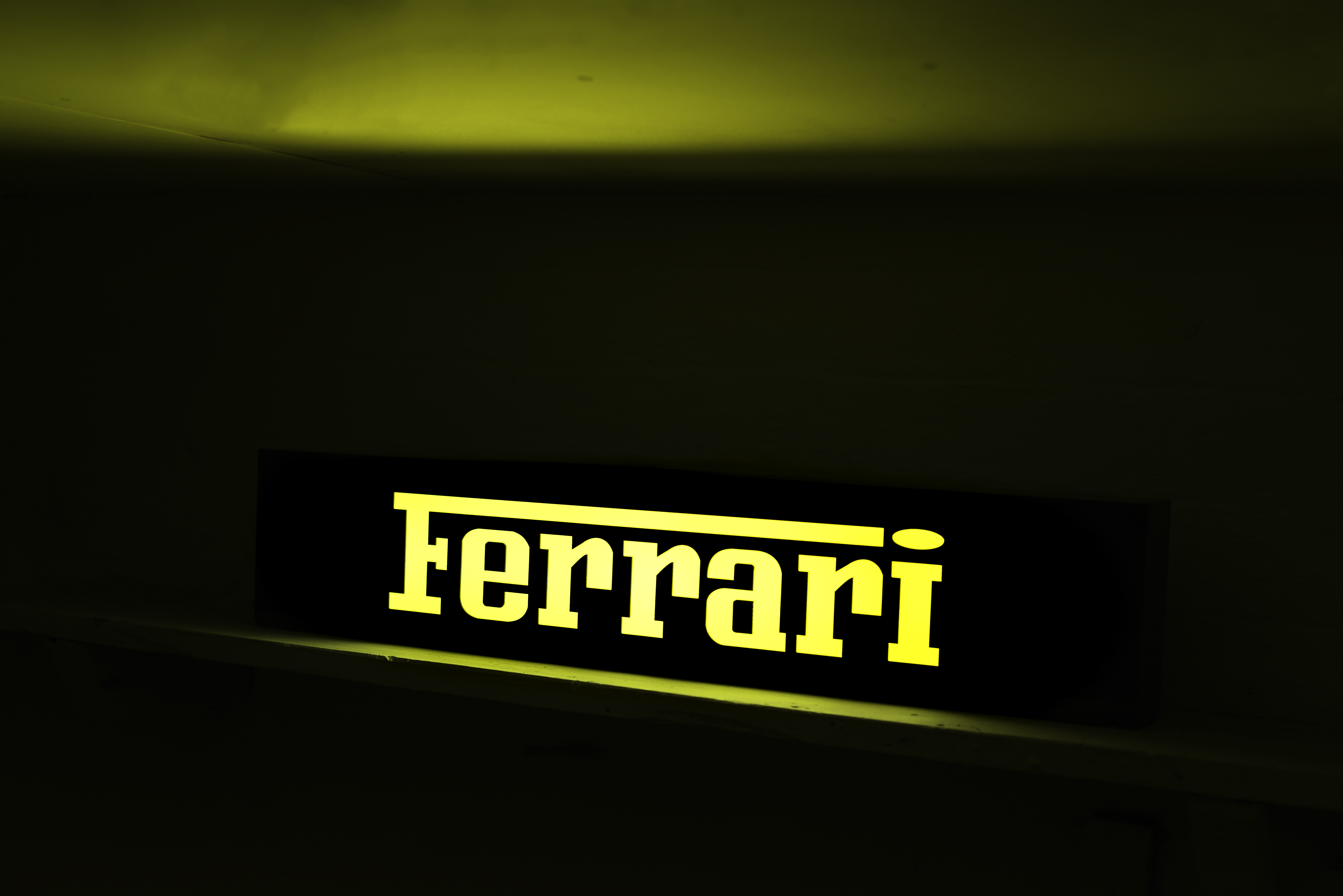 FERRARI ILLUMINATED SIGN