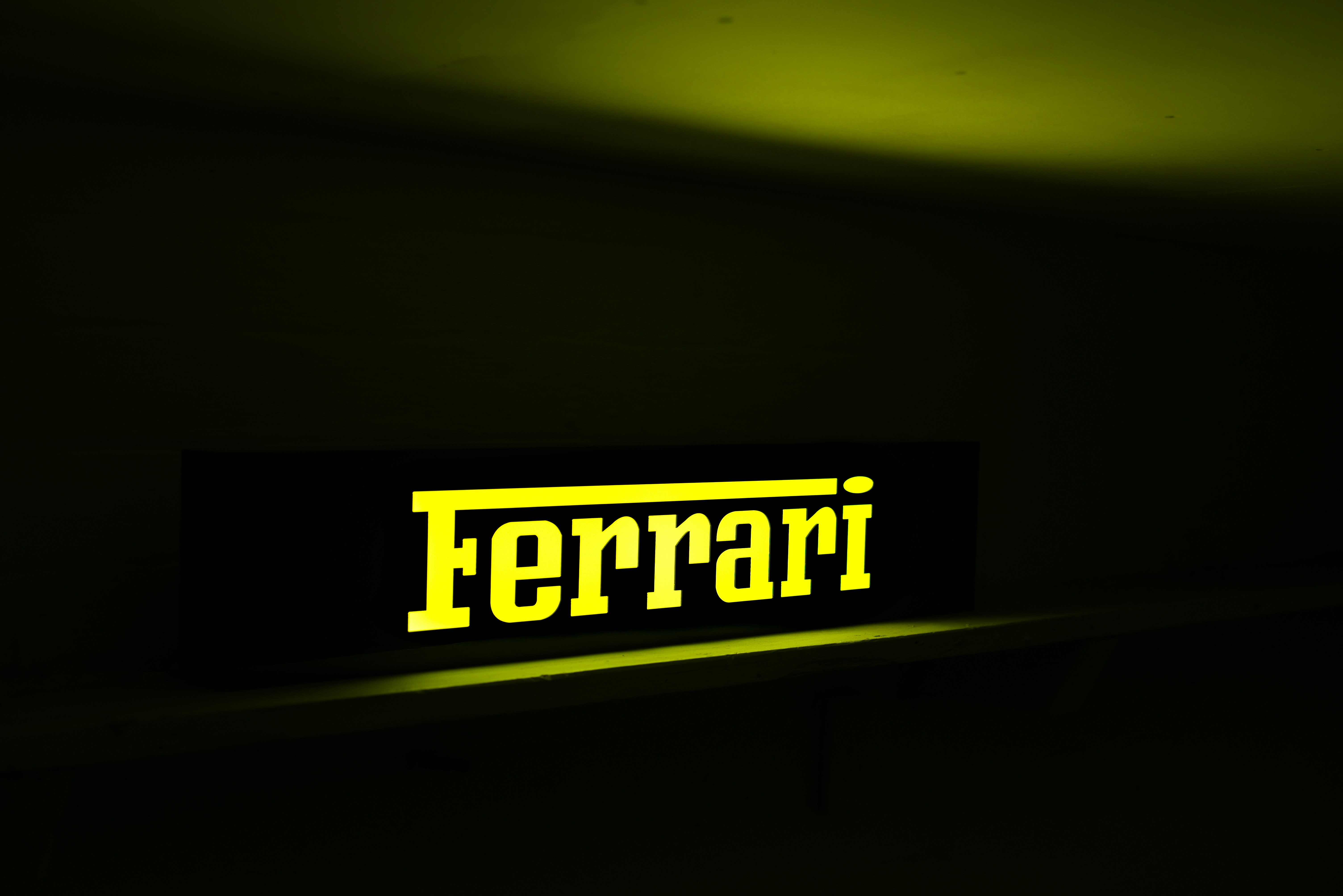 FERRARI ILLUMINATED SIGN