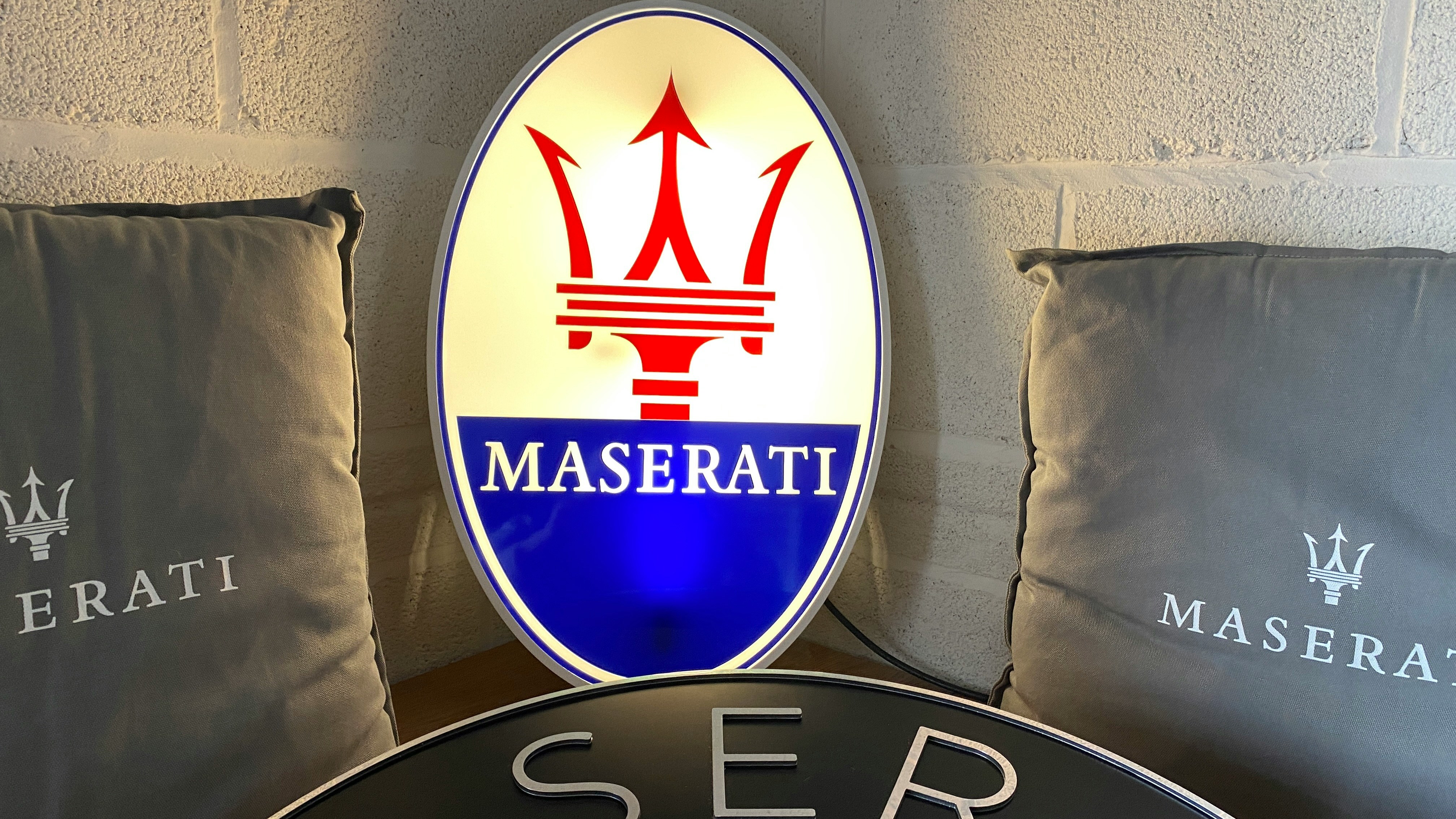 MASERATI CENTENNIAL AND ILLUMINATED SIGNS for sale by auction in ...